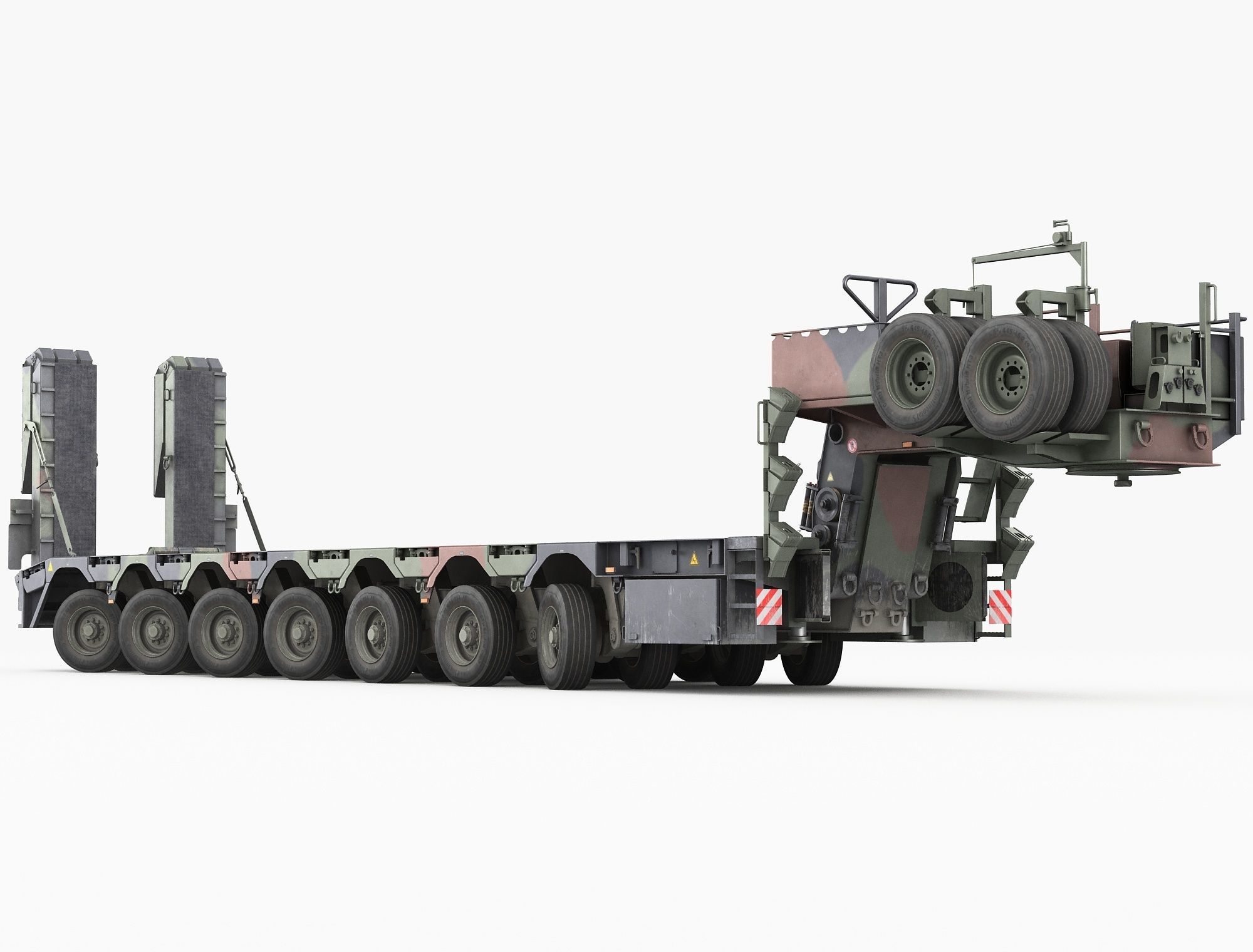 SaAnh 70t Military semi-trailer 3D model | CGTrader