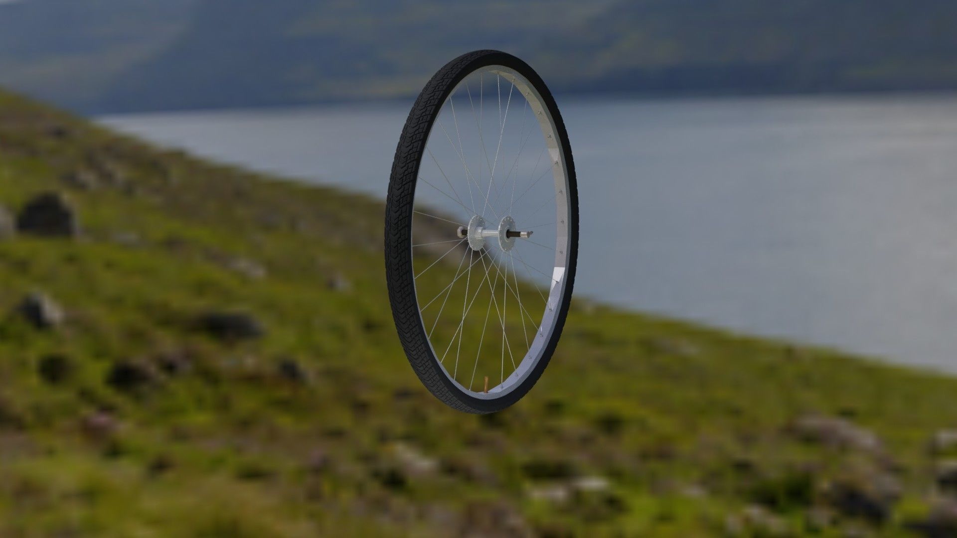 Bycycle Wheel 3D Model free VR / AR / low-poly 3D model | CGTrader