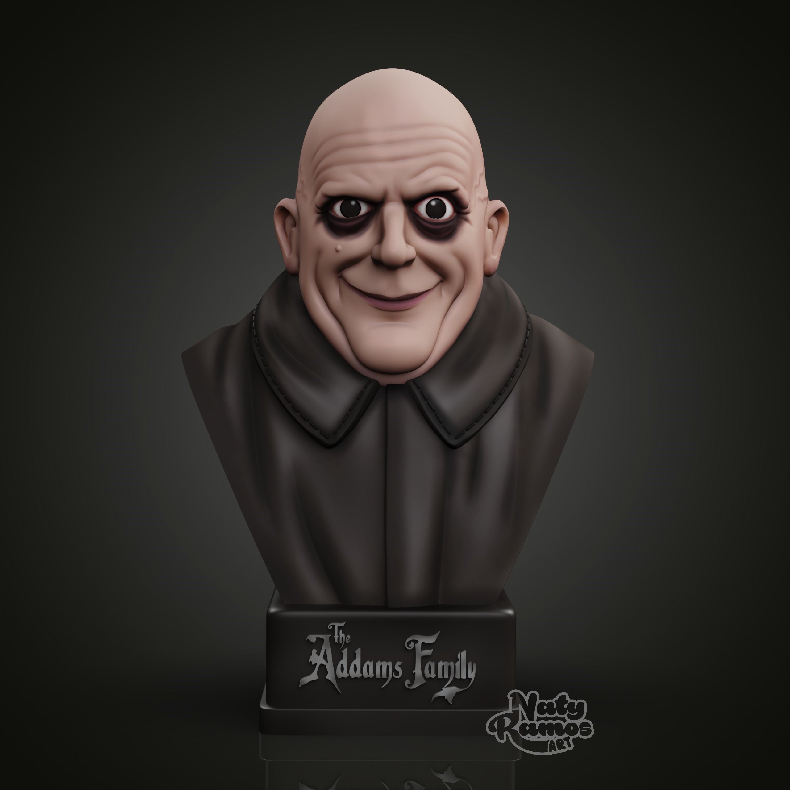 UNCLE FESTER ADDAMS 3D model 3D printable | CGTrader