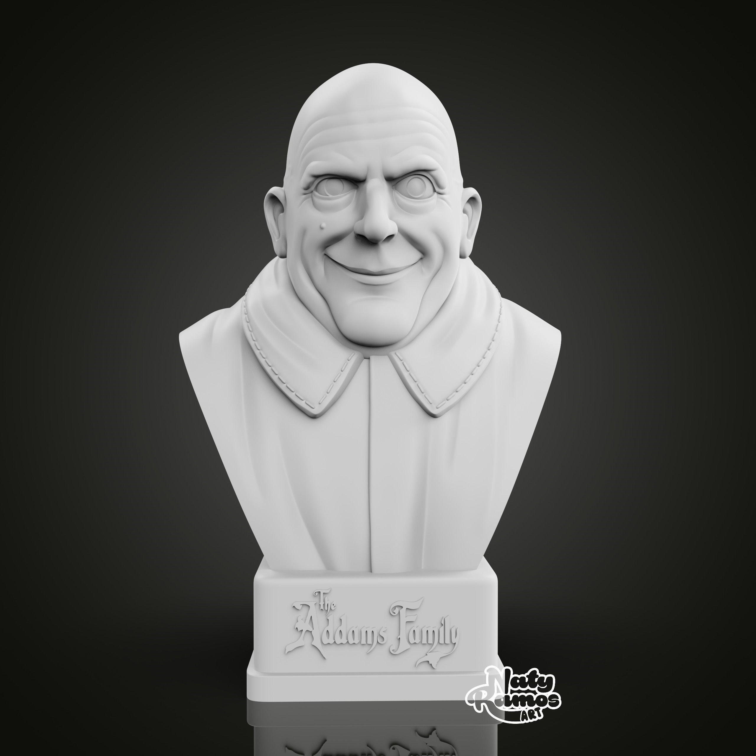 UNCLE FESTER ADDAMS 3D model 3D printable | CGTrader