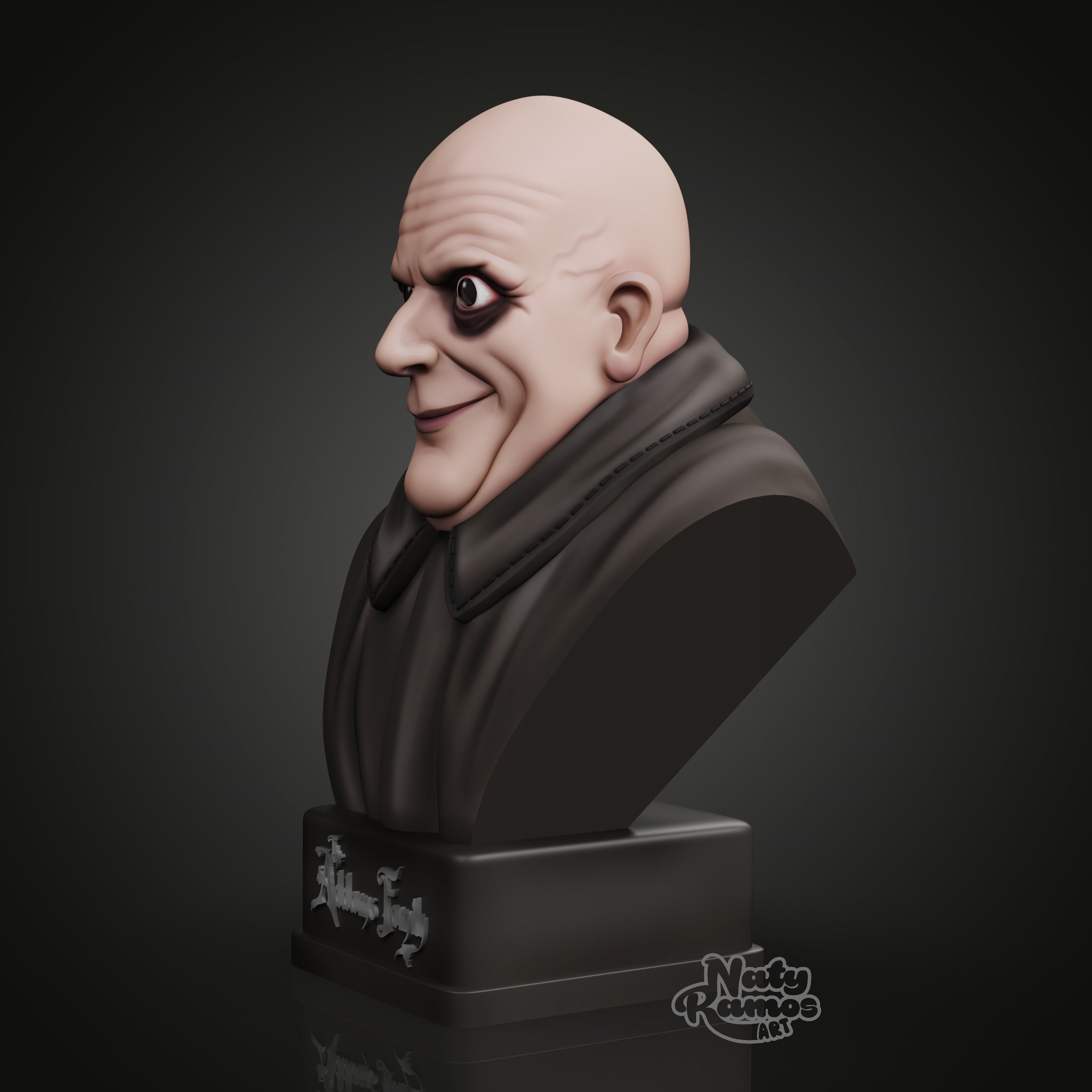 UNCLE FESTER ADDAMS 3D model 3D printable | CGTrader