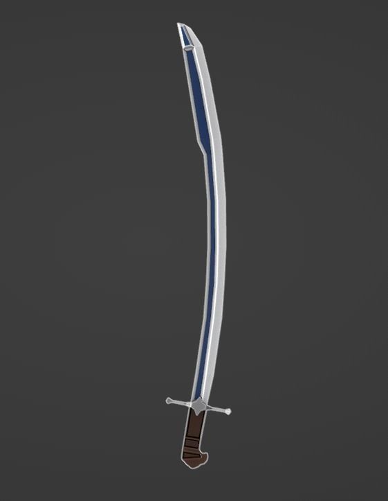 3D model Low-Poly Sword VR / AR / low-poly | CGTrader
