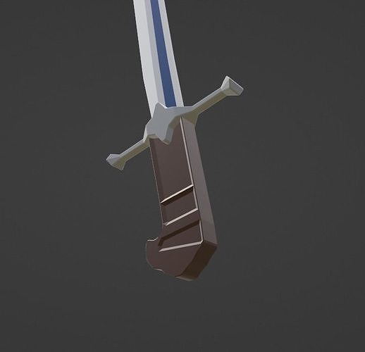 3D model Low-Poly Sword VR / AR / low-poly | CGTrader
