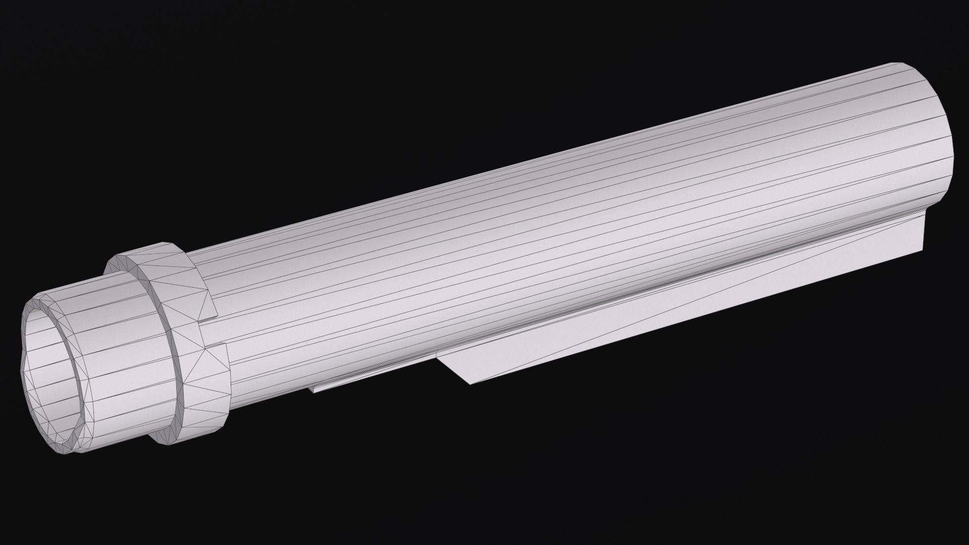 3D model AR 15 Buffer Tube VR / AR / low-poly | CGTrader