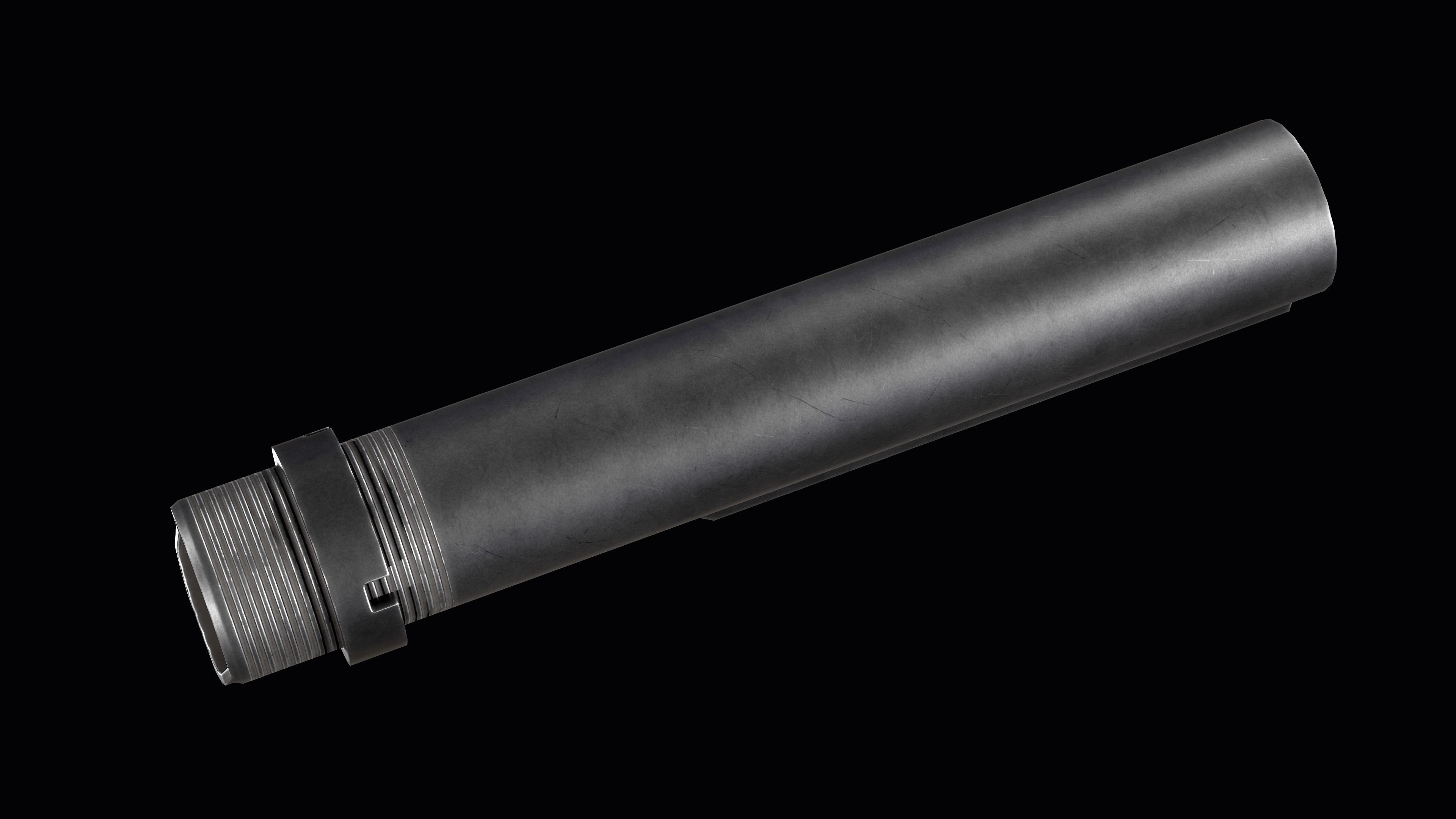 3D model AR 15 Buffer Tube VR / AR / low-poly | CGTrader