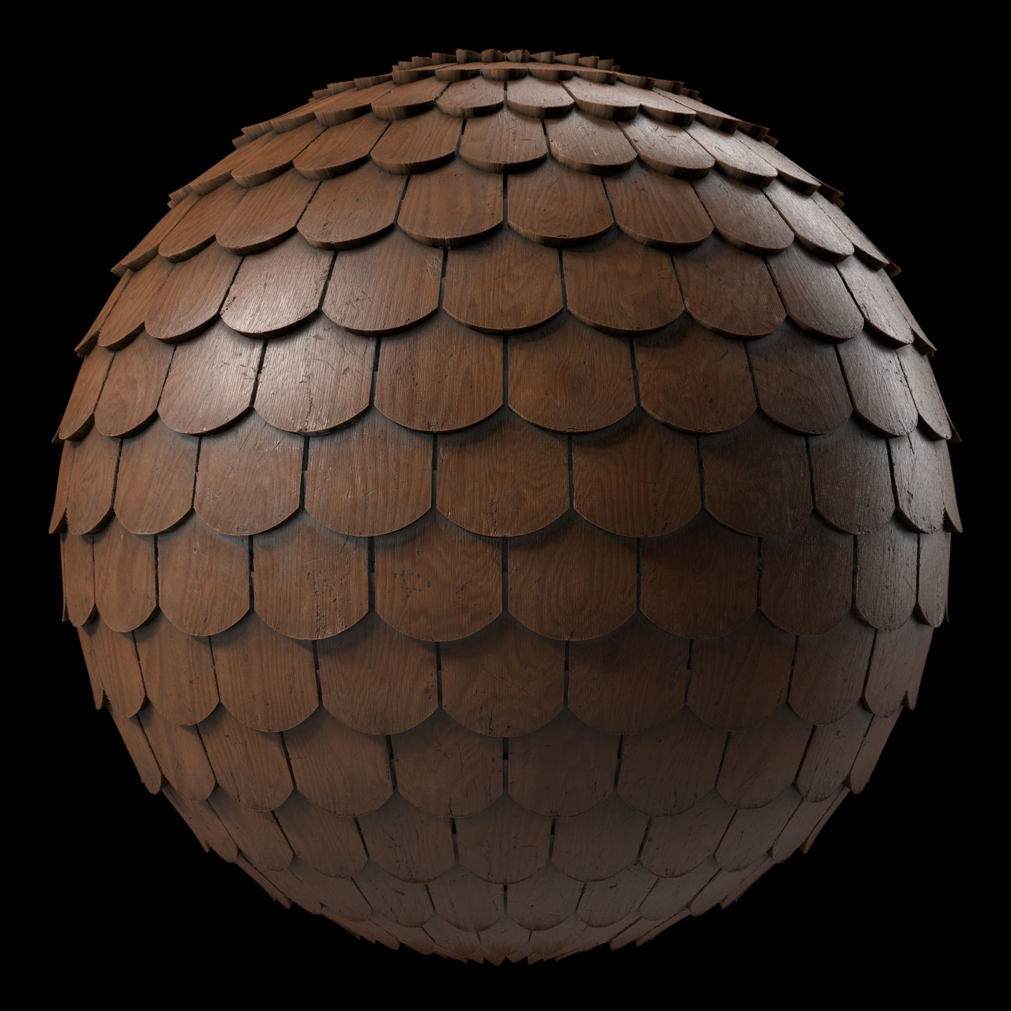 Texture Roof Tile Materials 81- Wooden Roofing By Sbsar Seamless Pbr VR ...