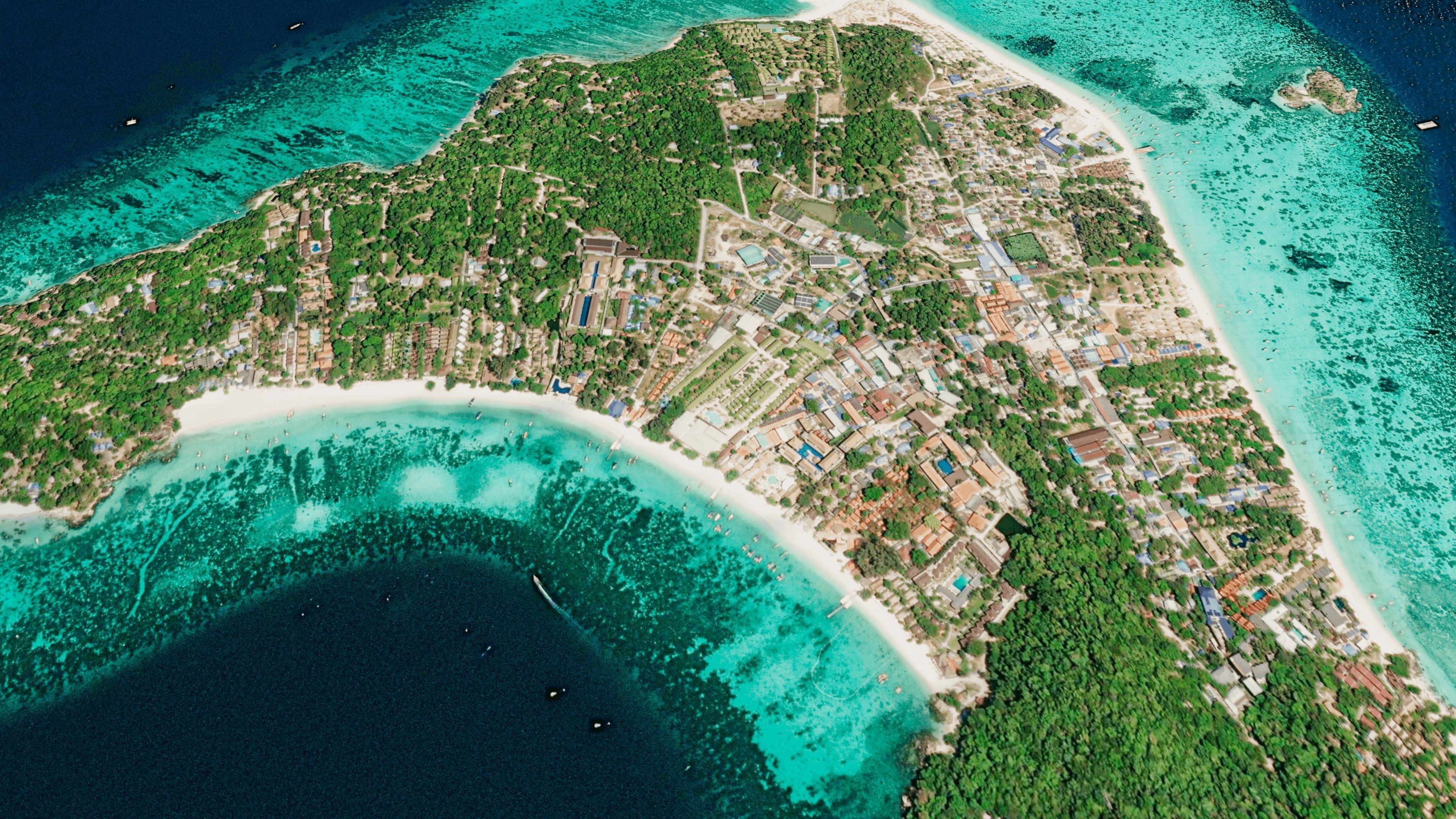 3D model Ko Lipe island with beautiful beaches 3d model terrain VR / AR ...