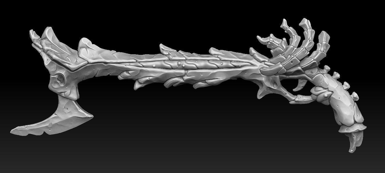 Undead musket 3d print 3D model 3D printable | CGTrader