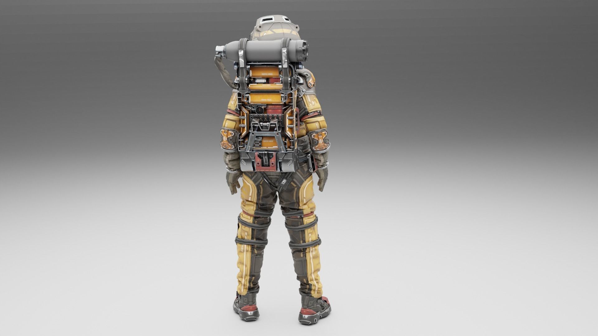 Space Scavenge 3D model rigged | CGTrader