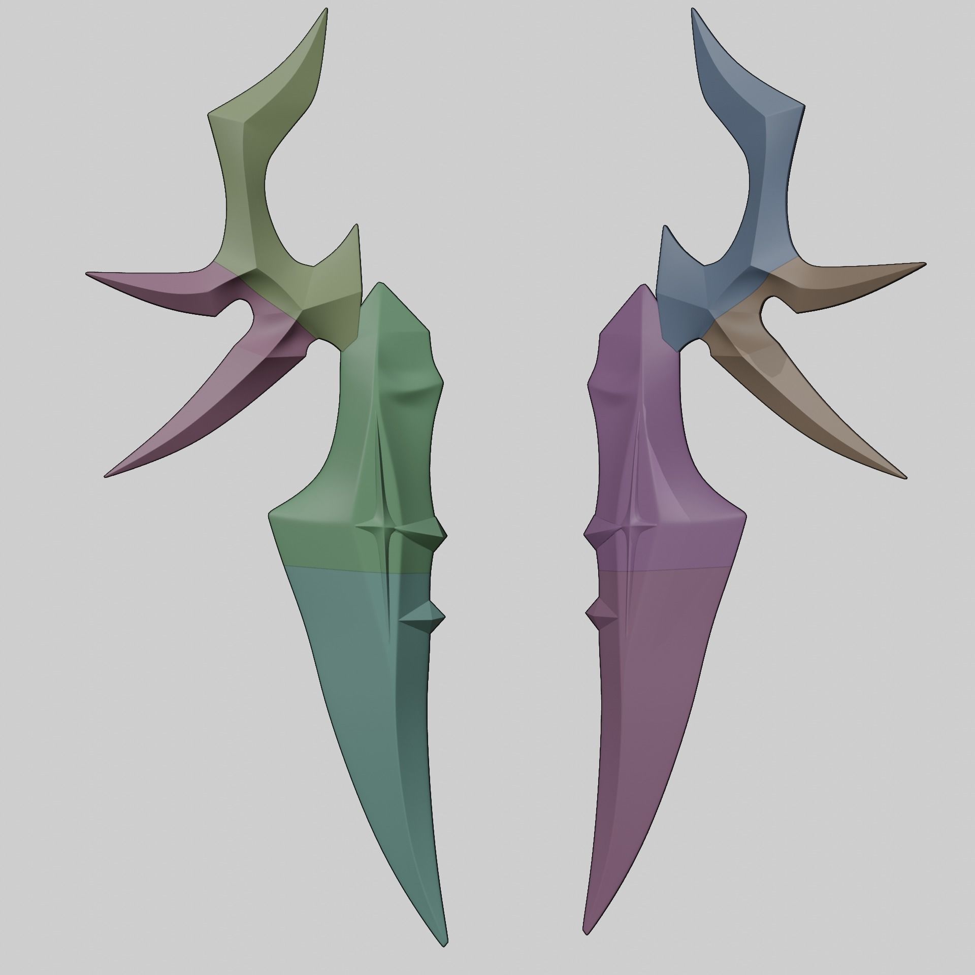 BRIAR blood dagger blade Wild Rift LEAGUE OF LEGENDS 3D model 3D ...