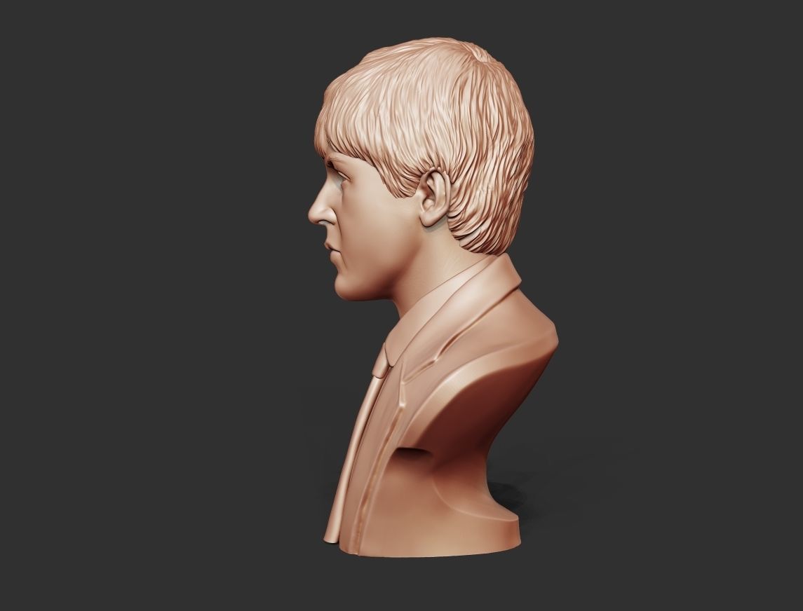Paul McCartney 3D model 3D printable | CGTrader
