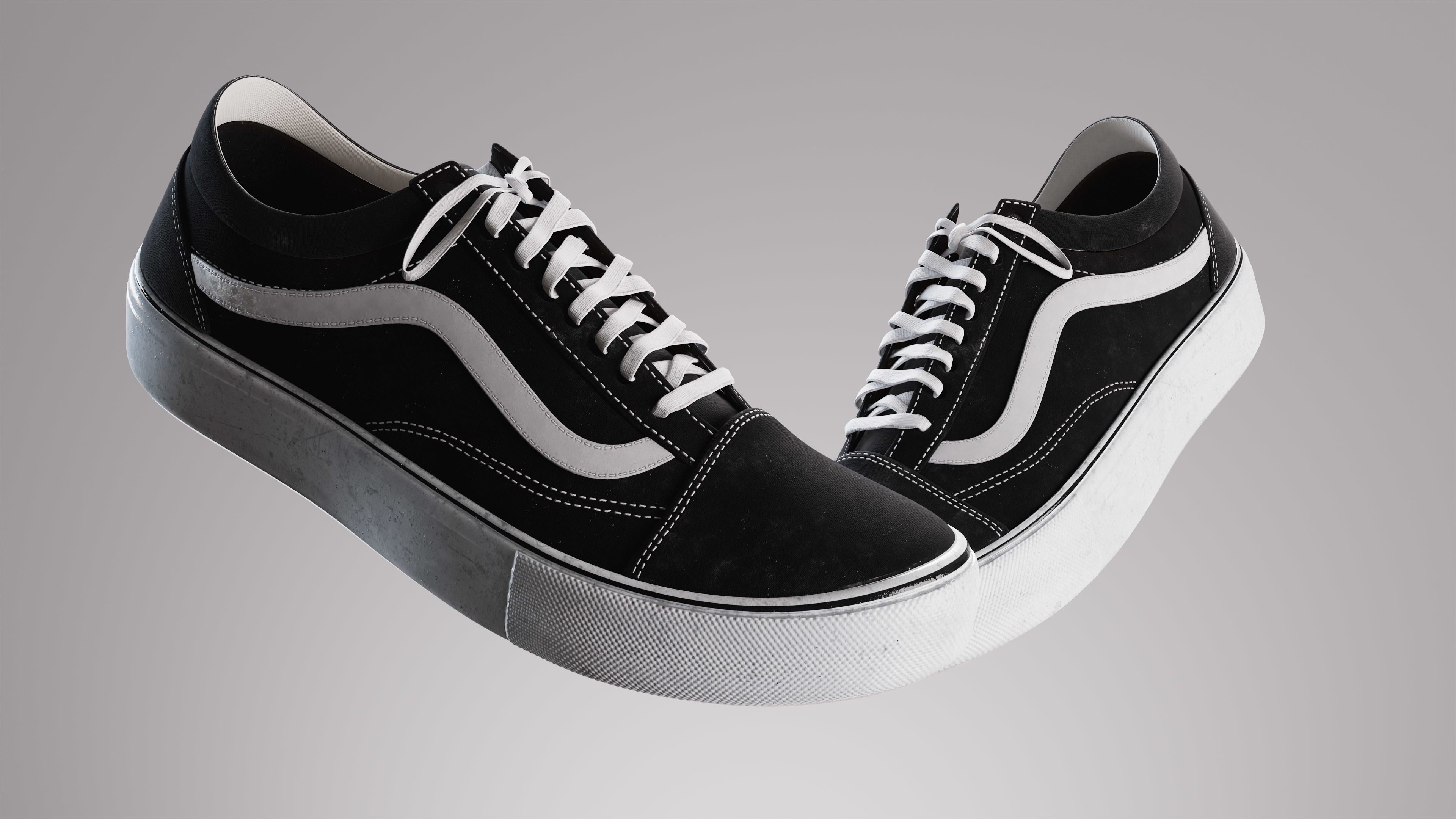 3D model Vans Old-Skool VR / AR / low-poly | CGTrader
