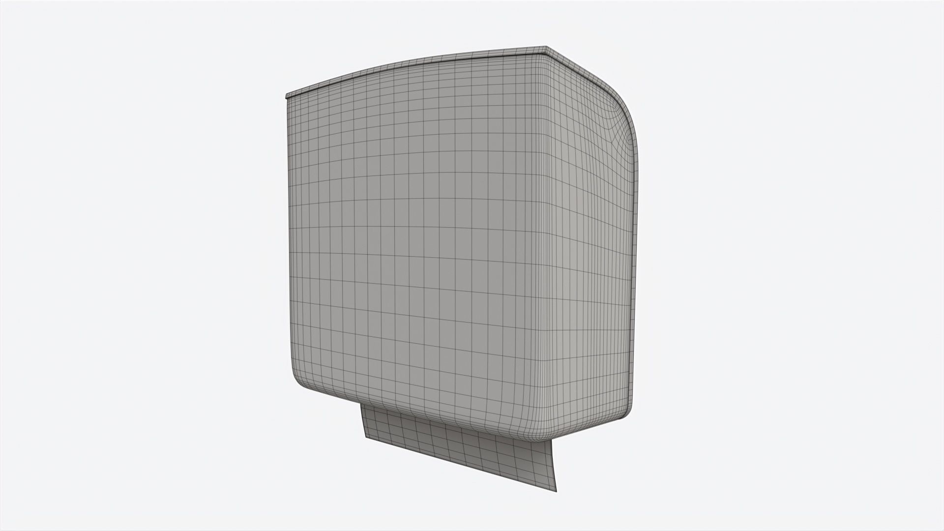 Bathroom Tissue Dispenser Wall-Mounted 3D model | CGTrader