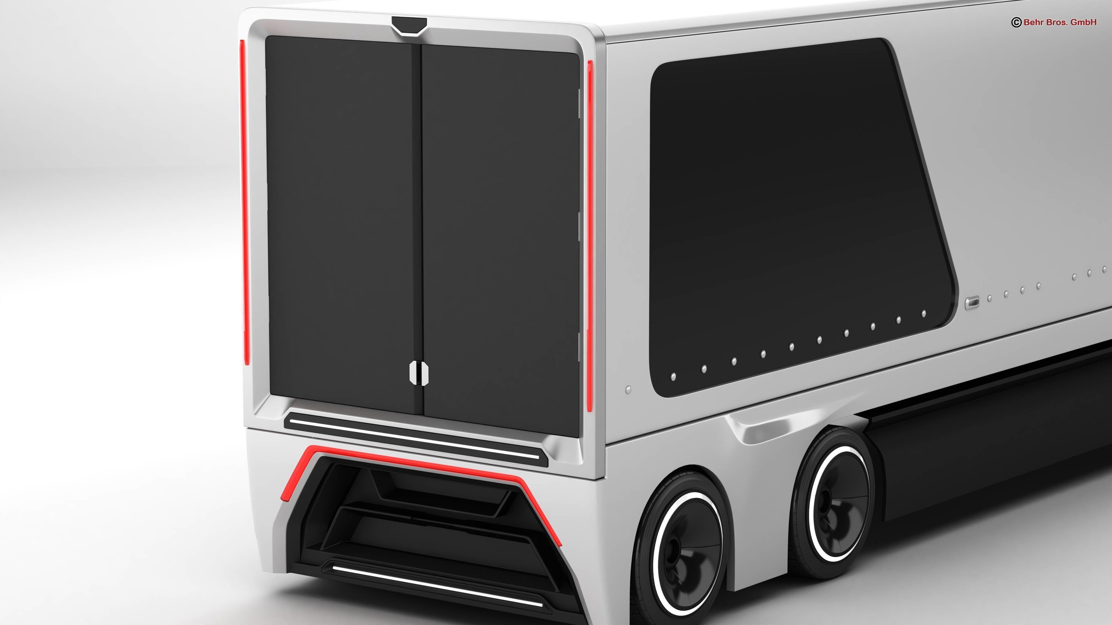 Generic Future Truck EV 3D model | CGTrader