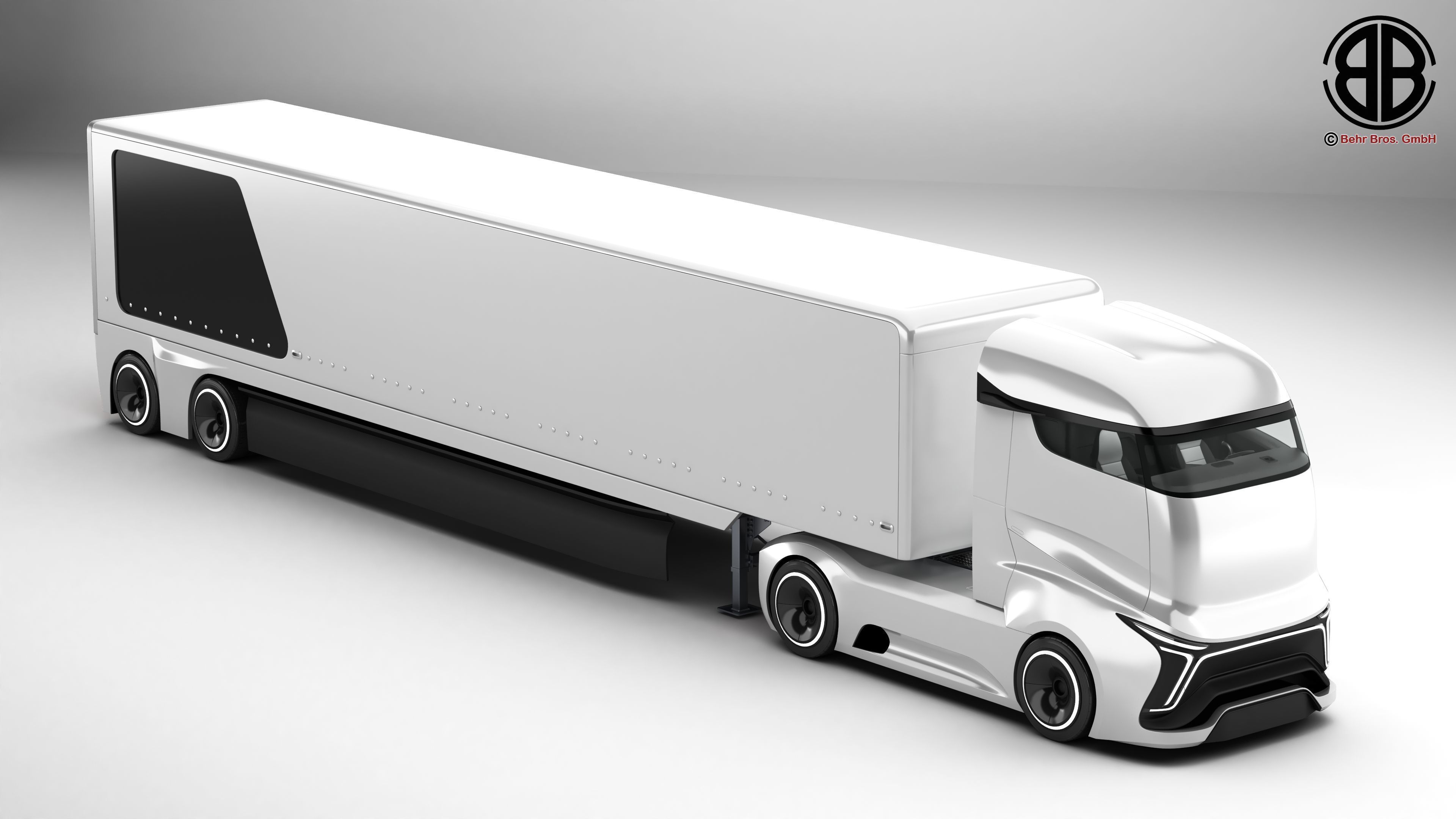 Generic Future Truck EV 3D model | CGTrader