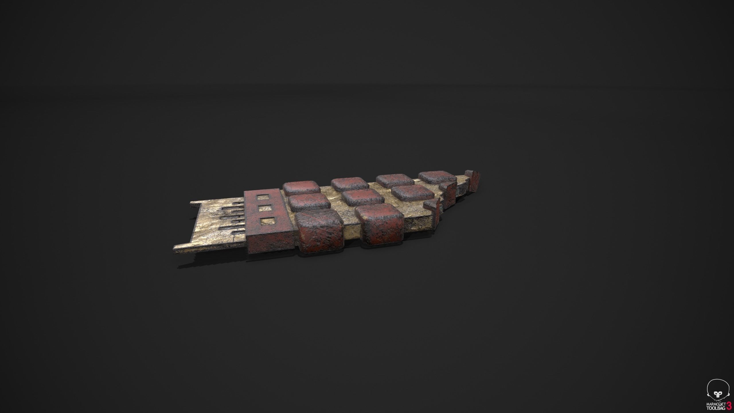 3D model T800 Chip and Container Game-ready Asset VR / AR / low-poly ...