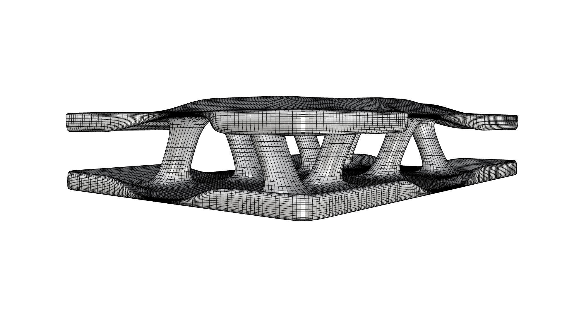 3D model Low Poly Columns Pavilion VR / AR / low-poly | CGTrader