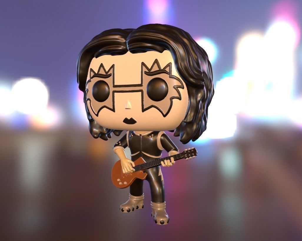 FUNKO KISS - SPACEMAN 3D model 3D printable | CGTrader