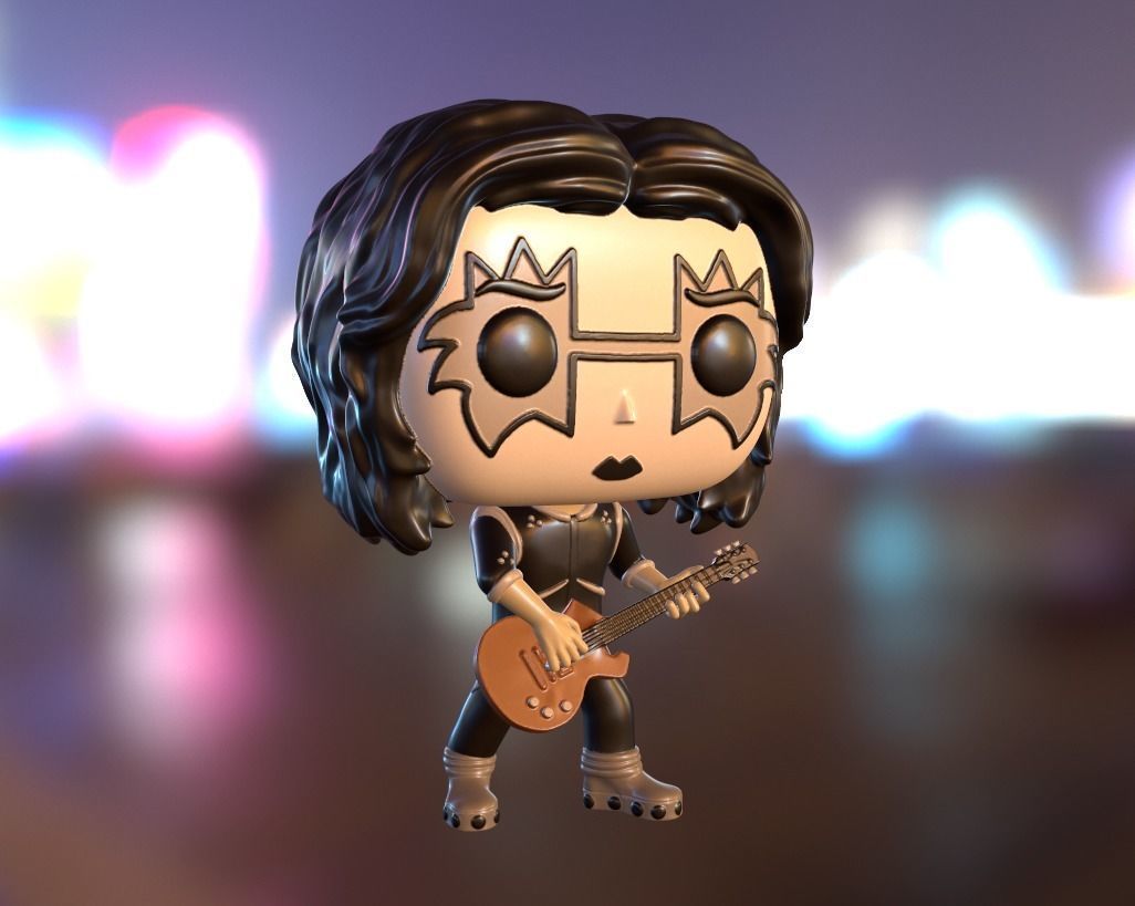 FUNKO KISS - SPACEMAN 3D model 3D printable | CGTrader