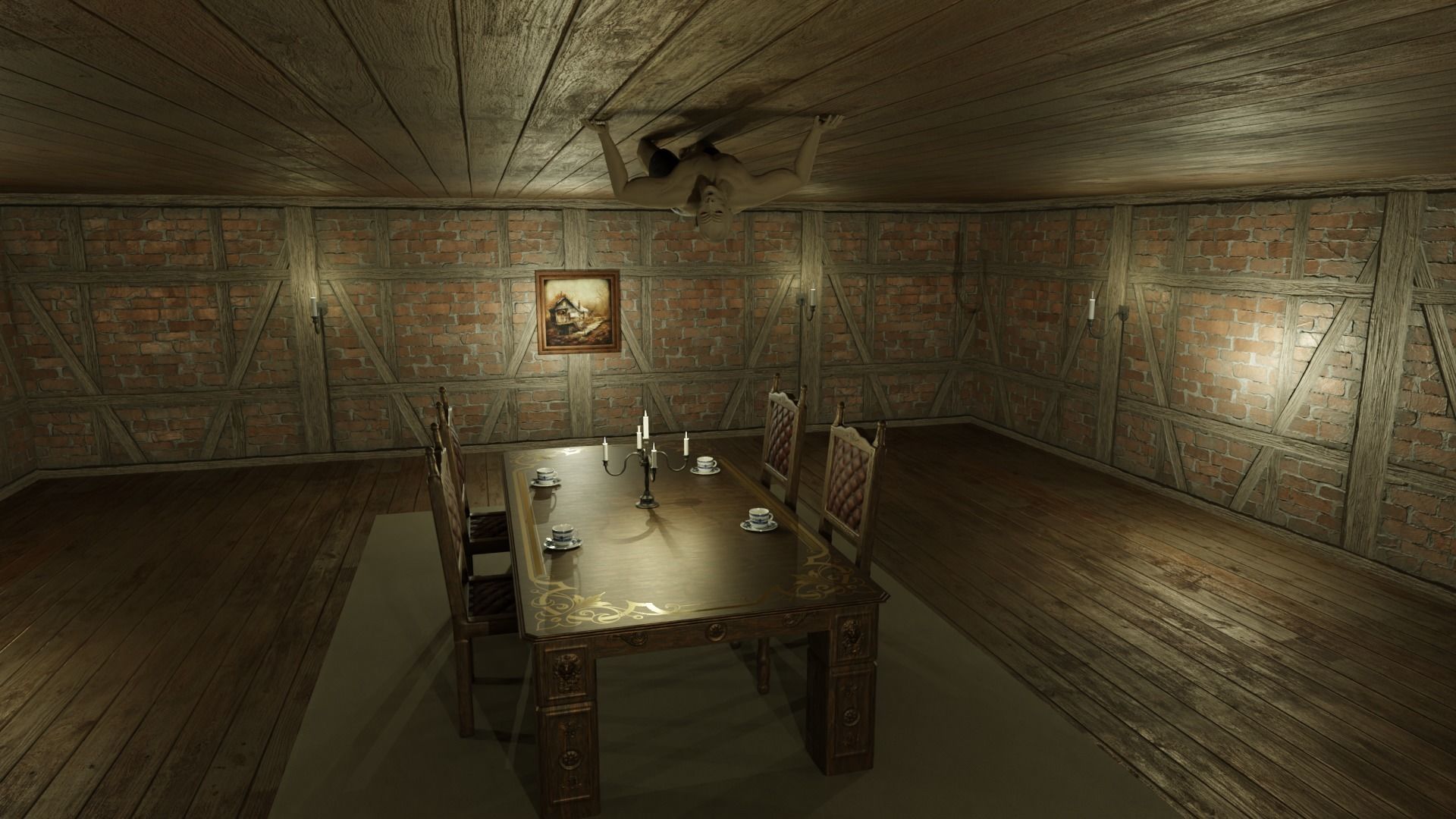 3D model Aswang Mythical Monster VR / AR / low-poly rigged animated ...