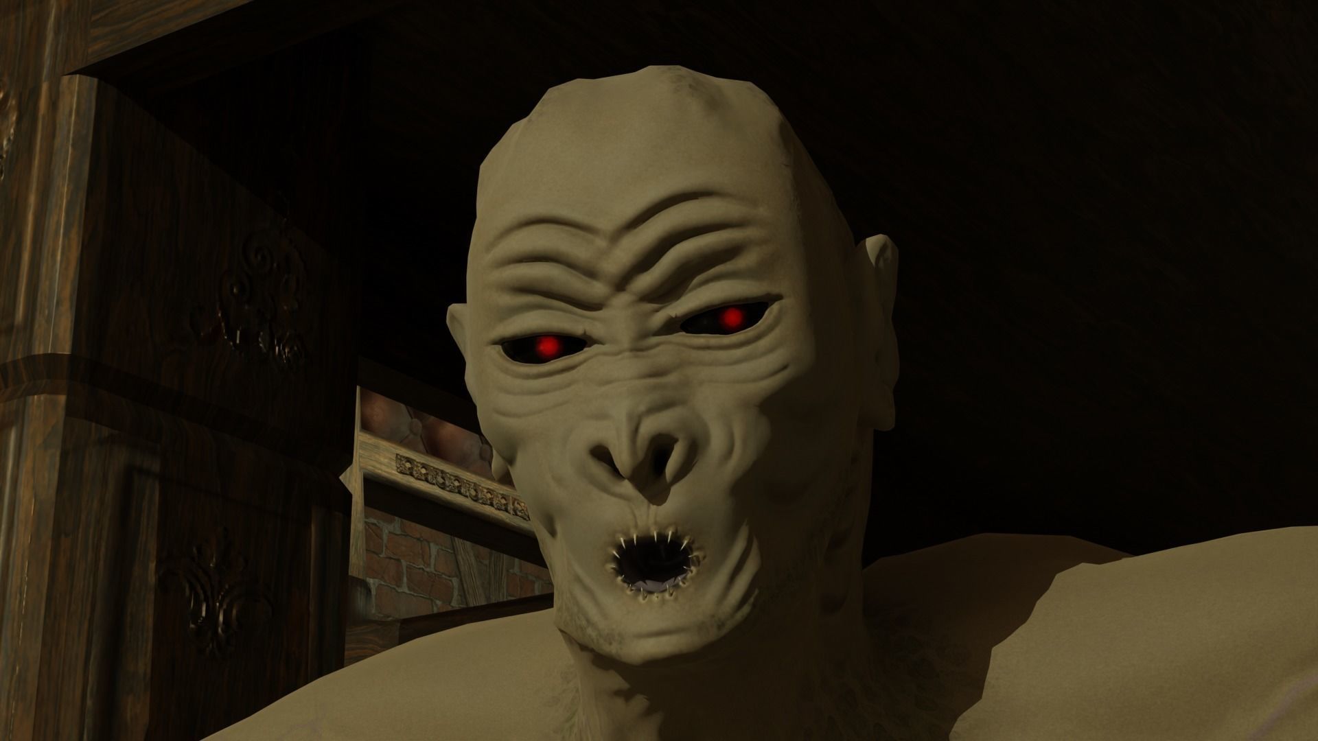 3D model Aswang Mythical Monster VR / AR / low-poly rigged animated ...