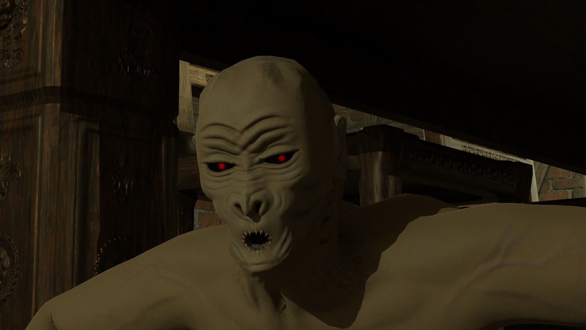 3D model Aswang Mythical Monster VR / AR / low-poly rigged animated ...