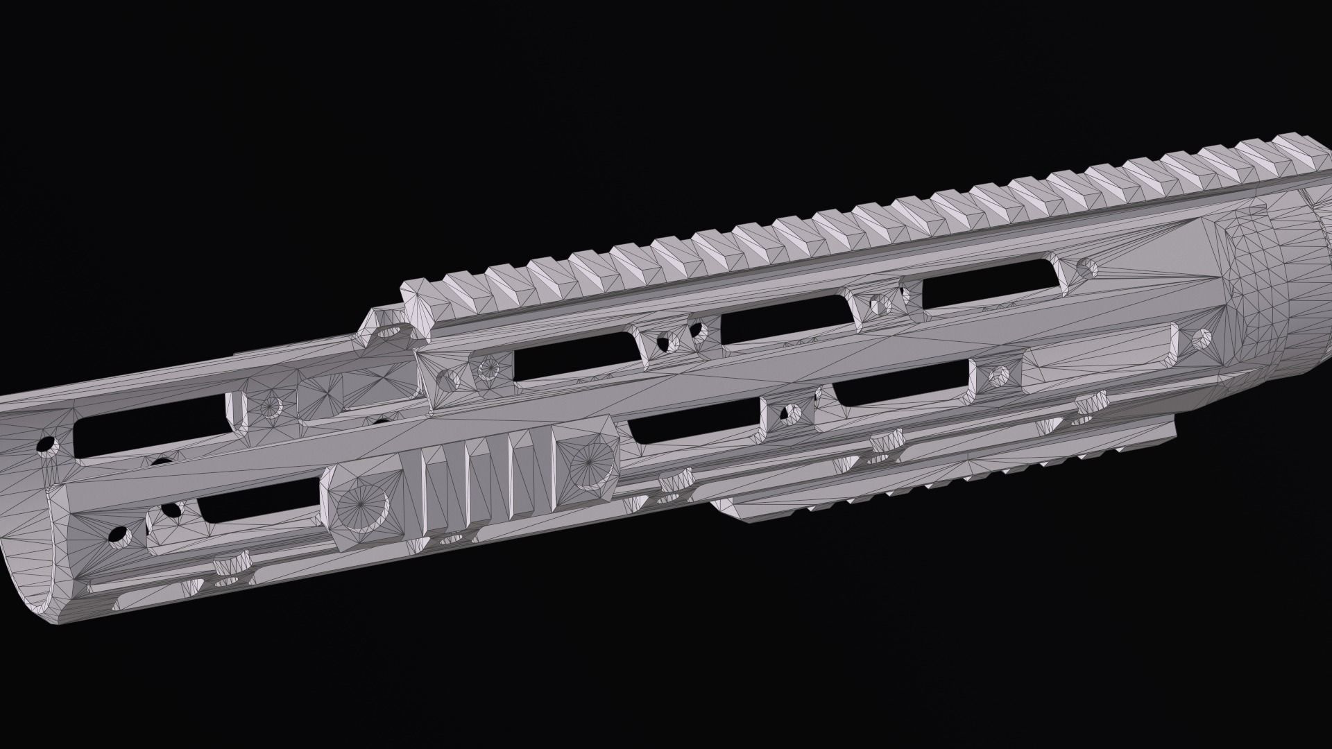3D model Handguard ar 10 R11 RSASS VR / AR / low-poly | CGTrader
