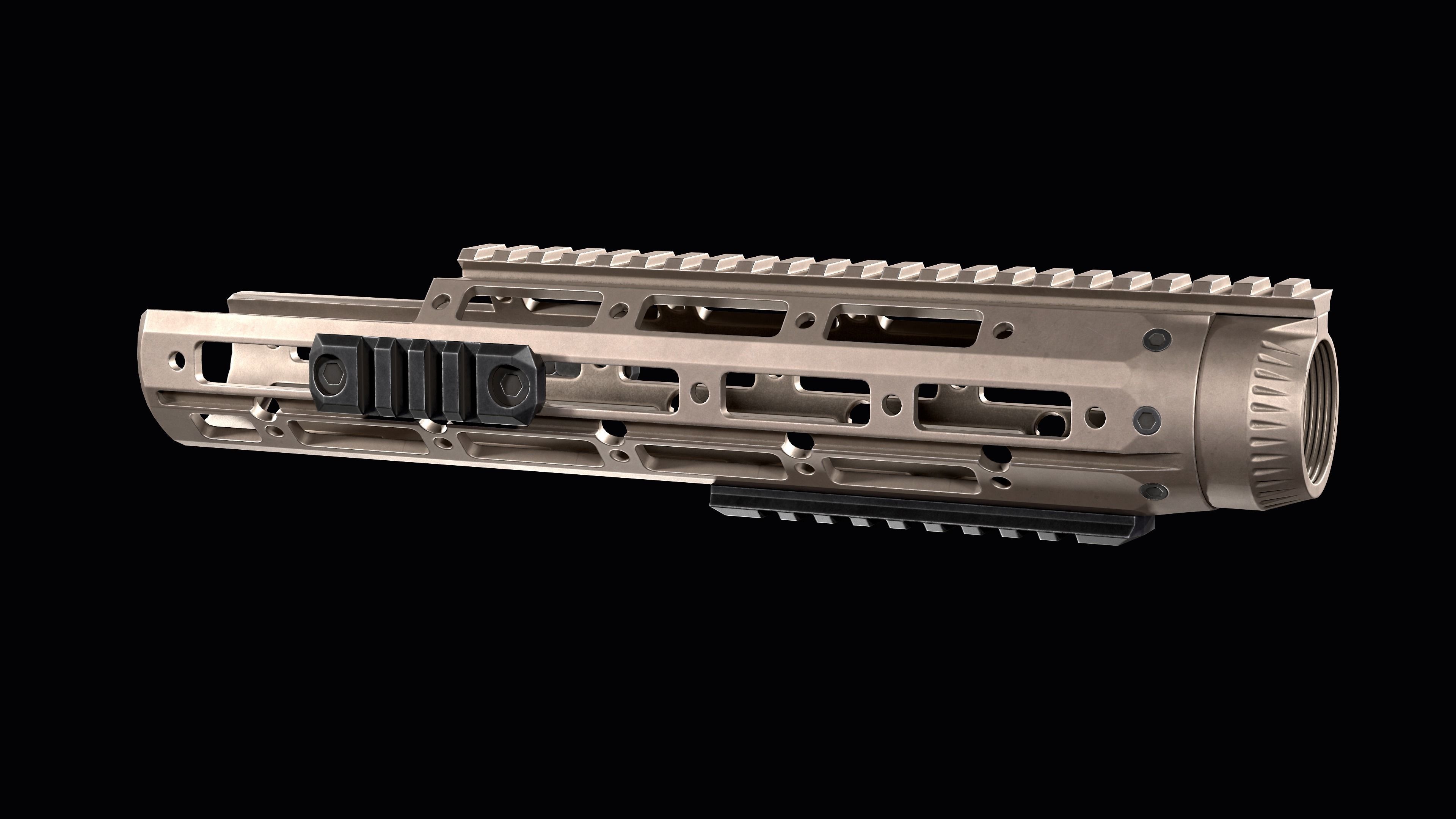 3D model Handguard ar 10 R11 RSASS VR / AR / low-poly | CGTrader