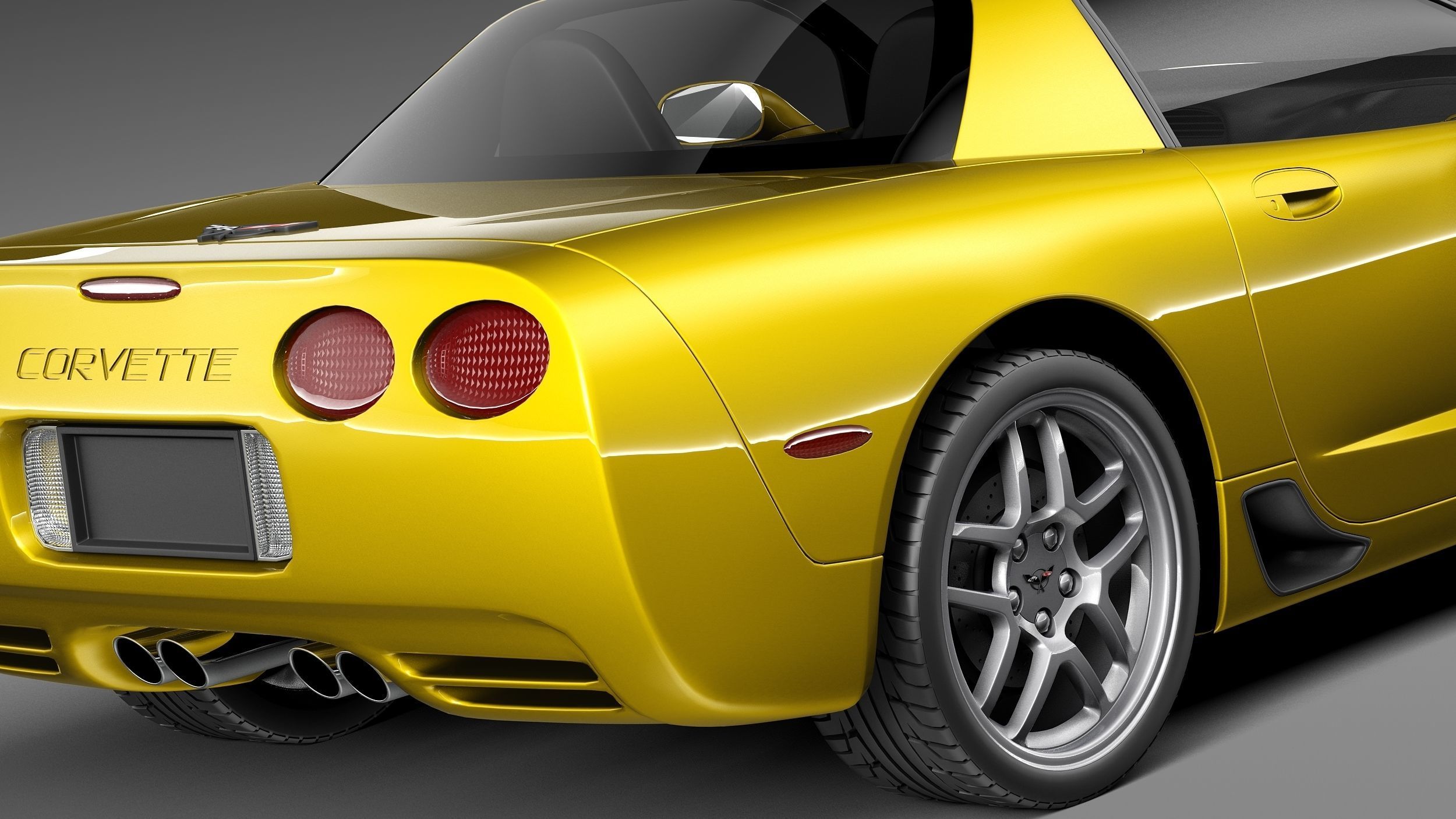 Chevrolet Corvette C5 Z06 3D model | CGTrader