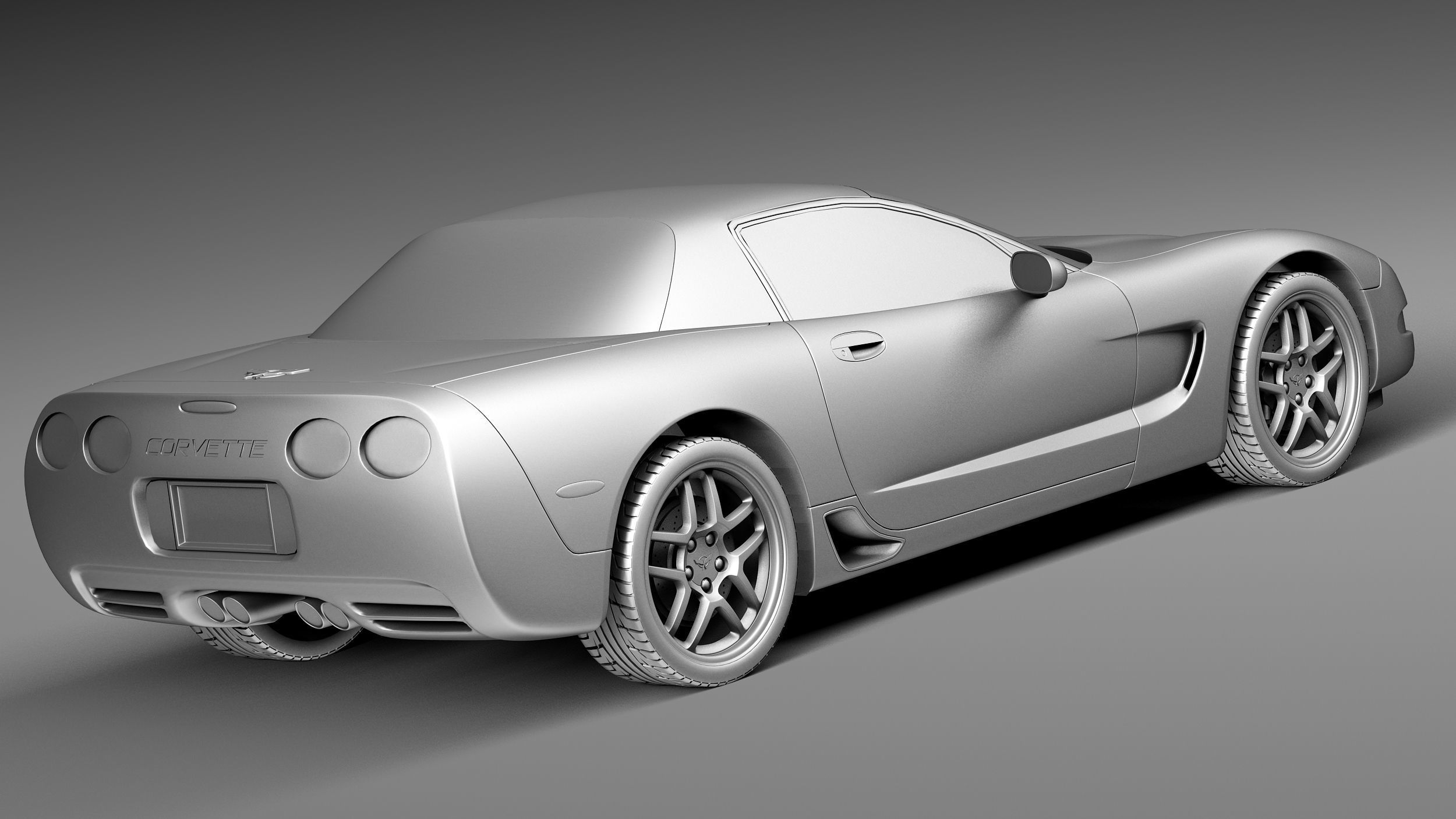 Chevrolet Corvette C5 Z06 3D model | CGTrader