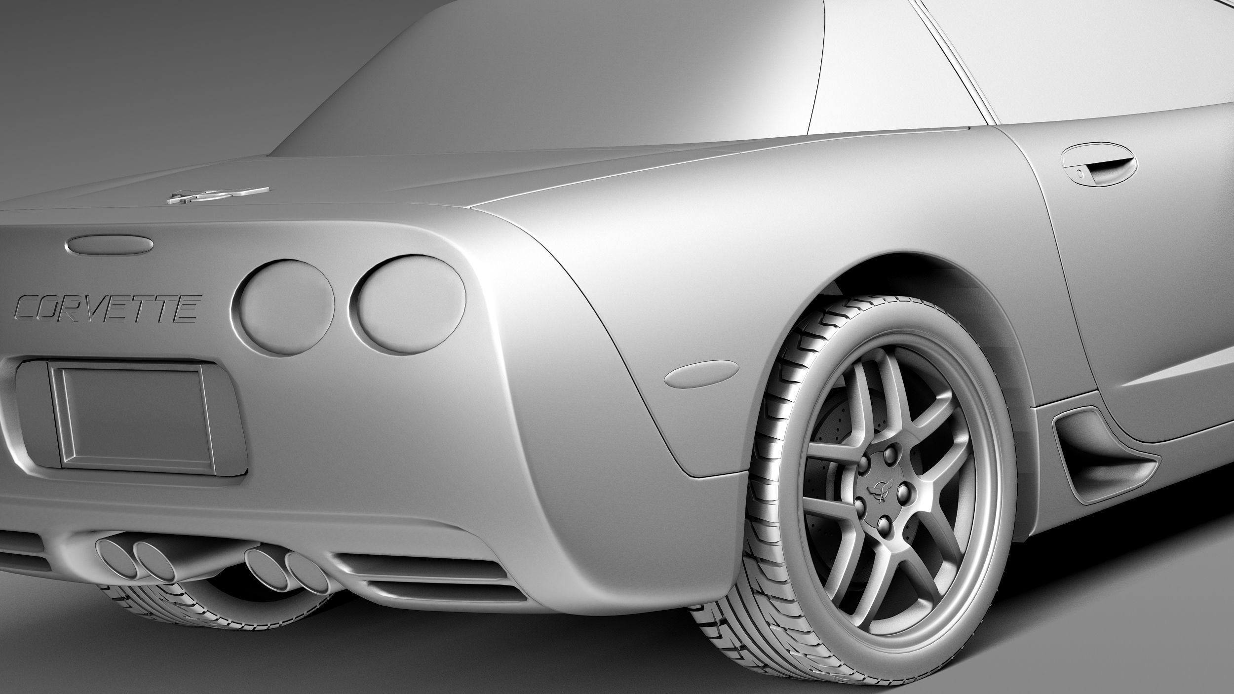 Chevrolet Corvette C5 Z06 3D model | CGTrader