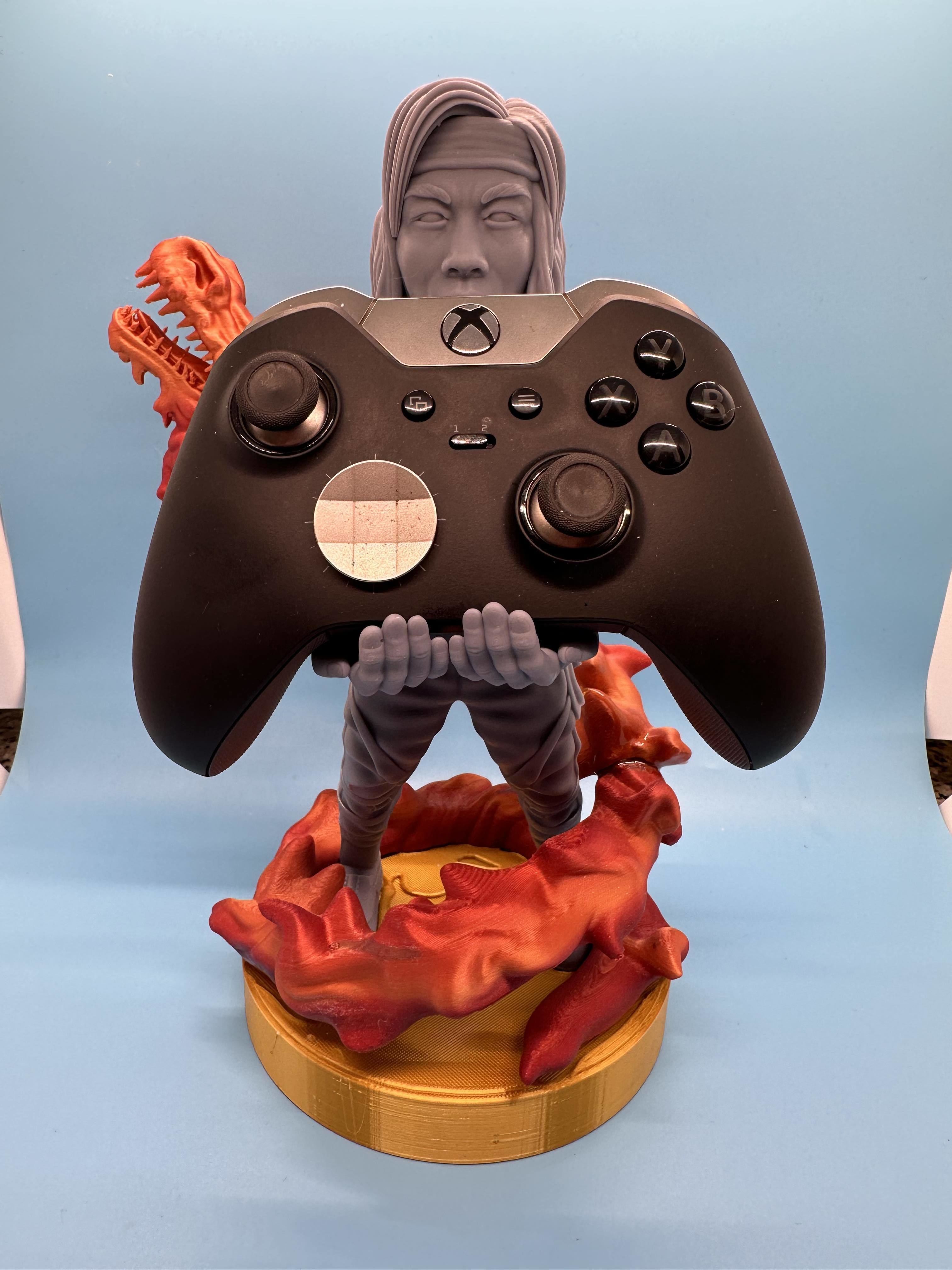Liu Kang Mortal Kombat joystick holder 3D model 3D printable | CGTrader