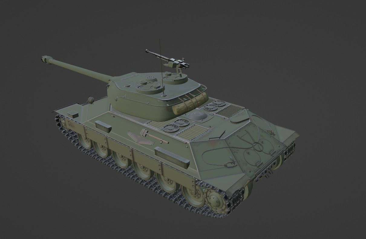 IS-6 Russian heavy tank 3D model | CGTrader