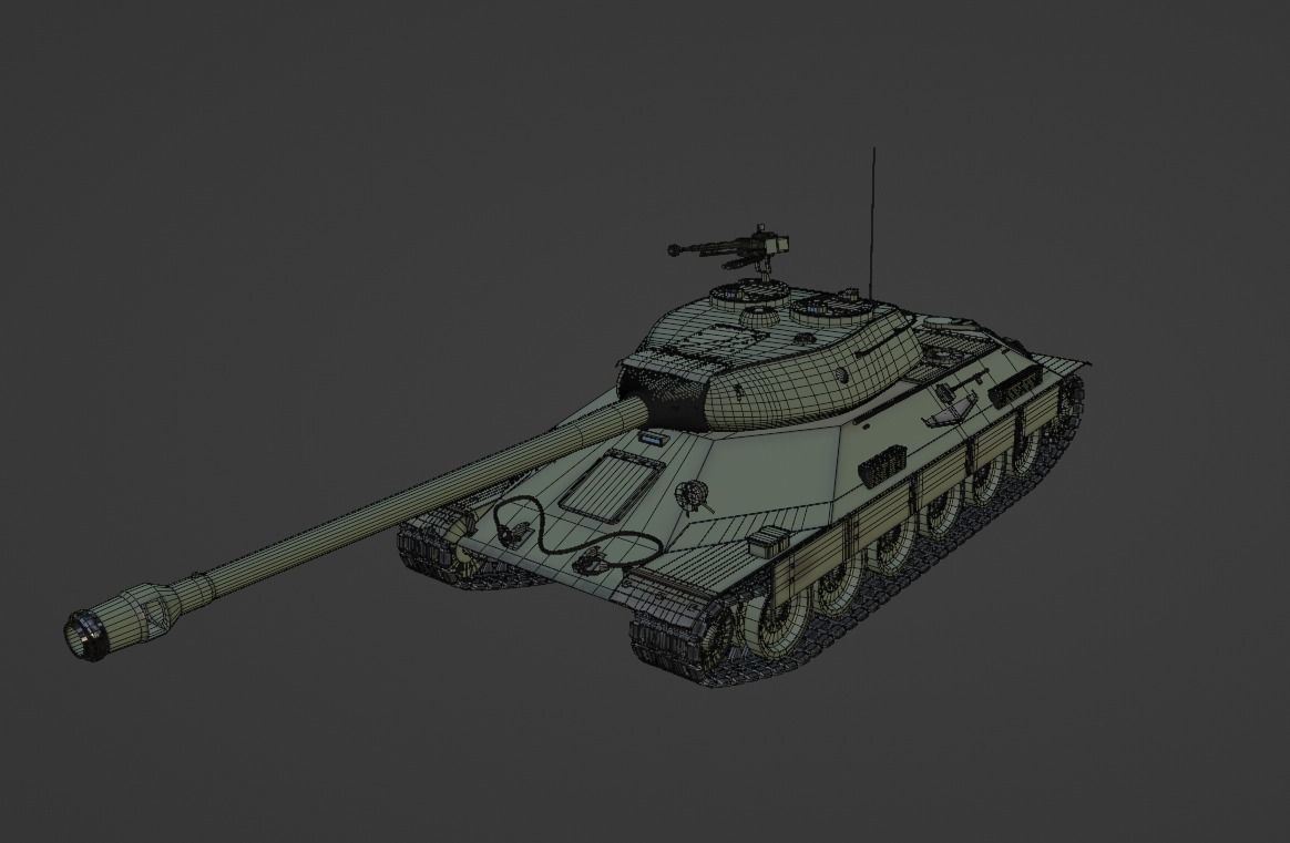 IS-6 Russian heavy tank 3D model | CGTrader