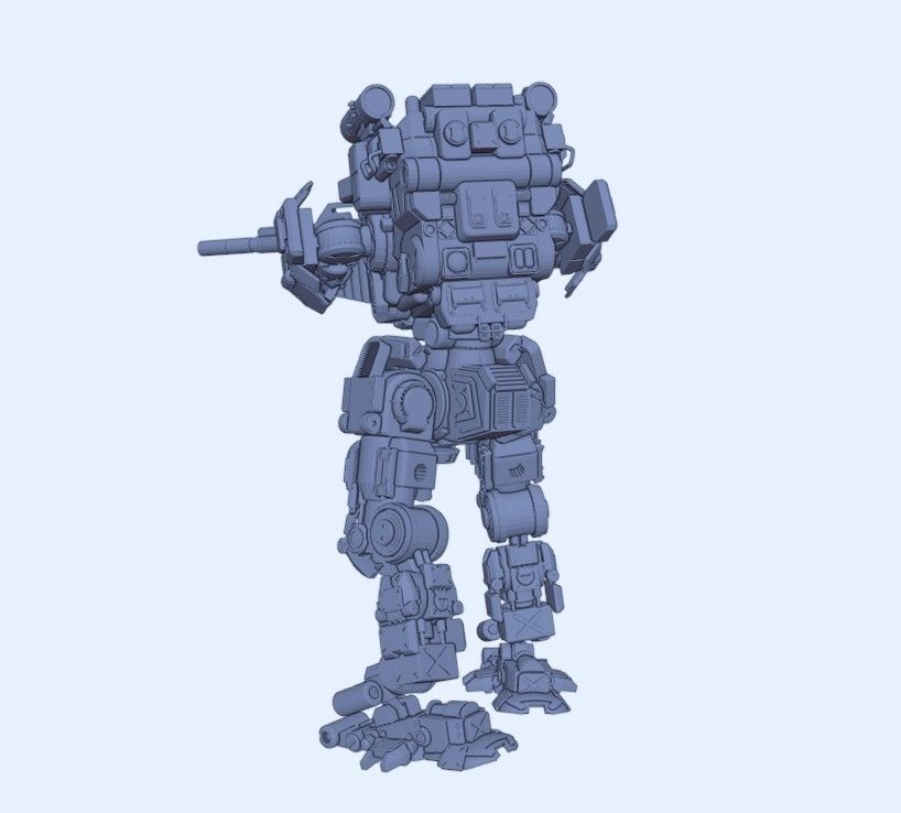 MECHA ROBOT FIGHTER model 1 3D model 3D printable | CGTrader