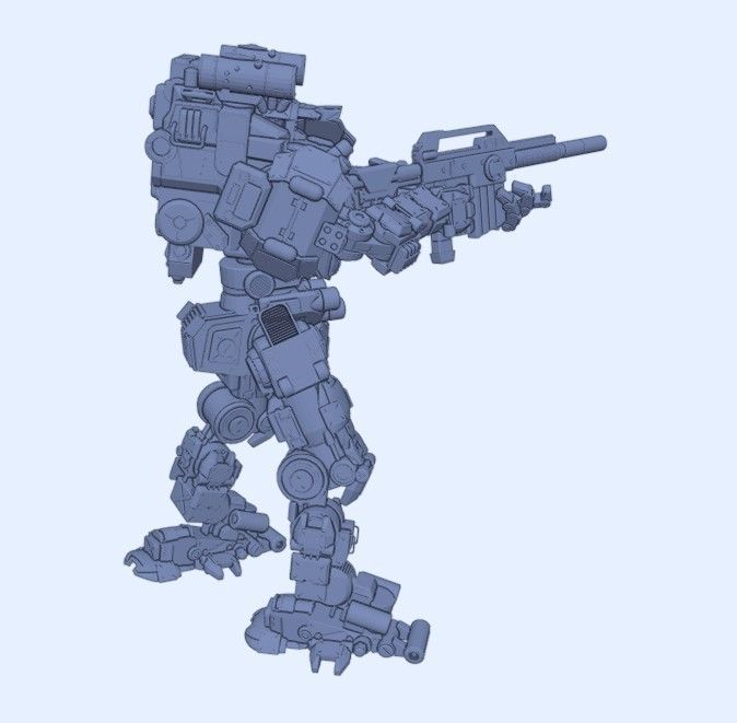 MECHA ROBOT FIGHTER model 1 3D model 3D printable | CGTrader