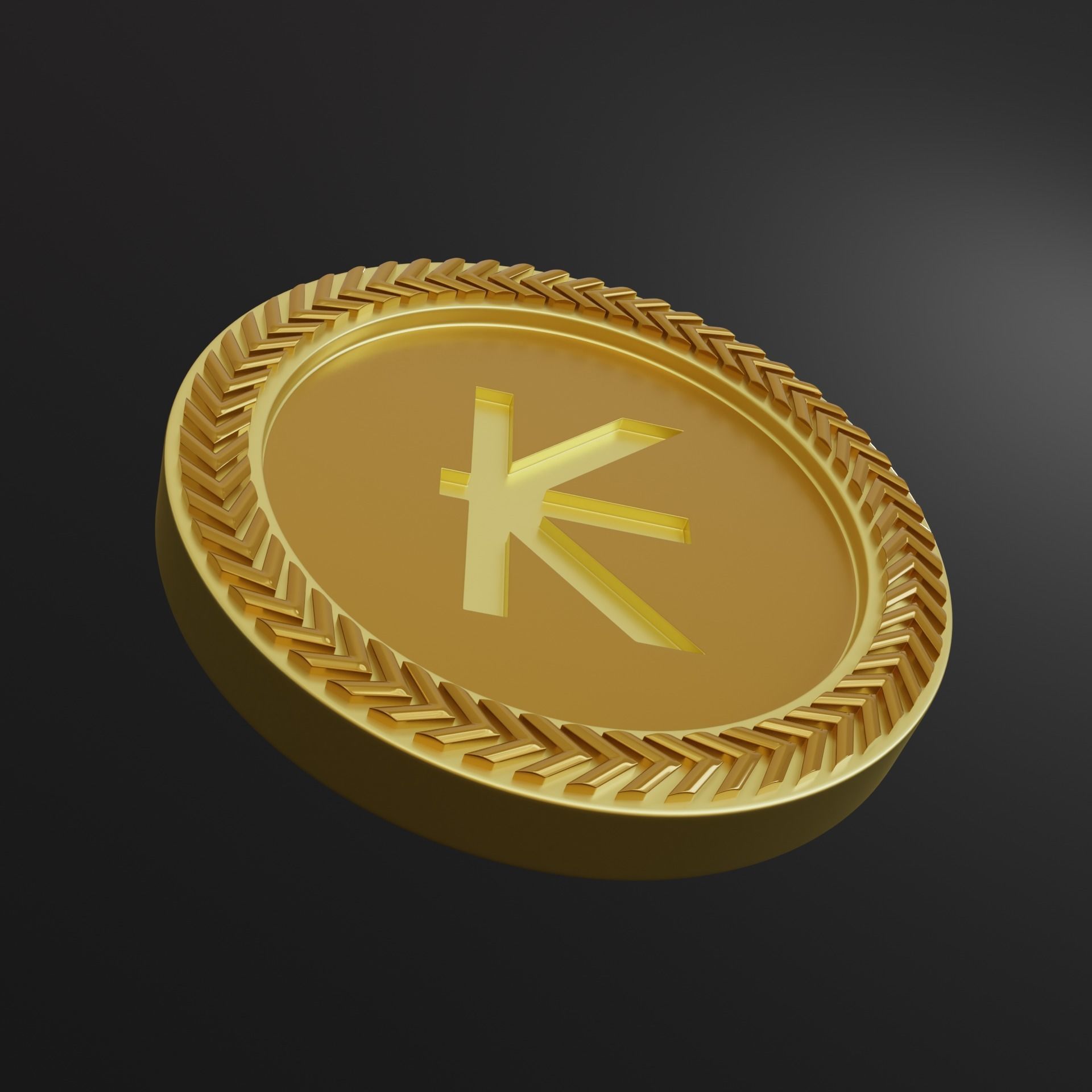 3D model kip coin VR / AR / low-poly | CGTrader