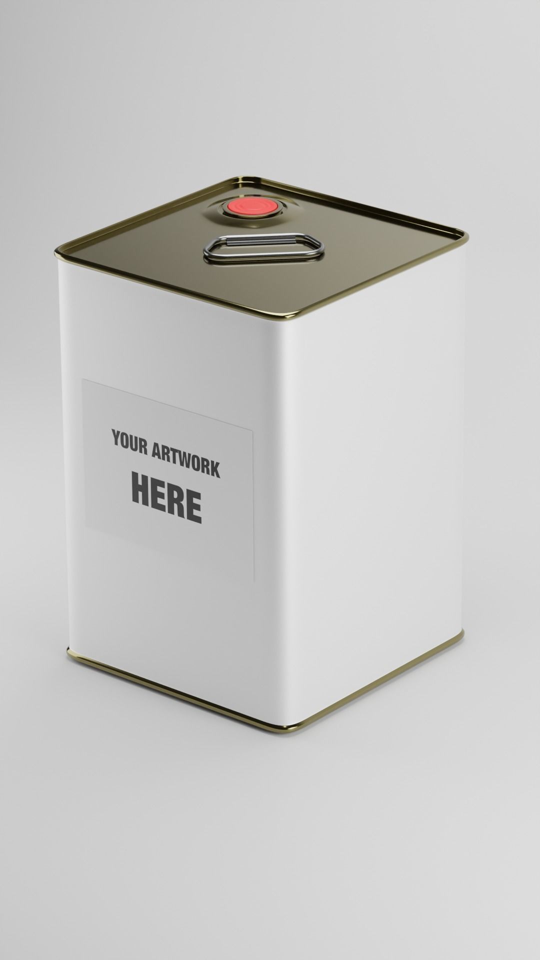 Packaging 18 liter can 3D model | CGTrader