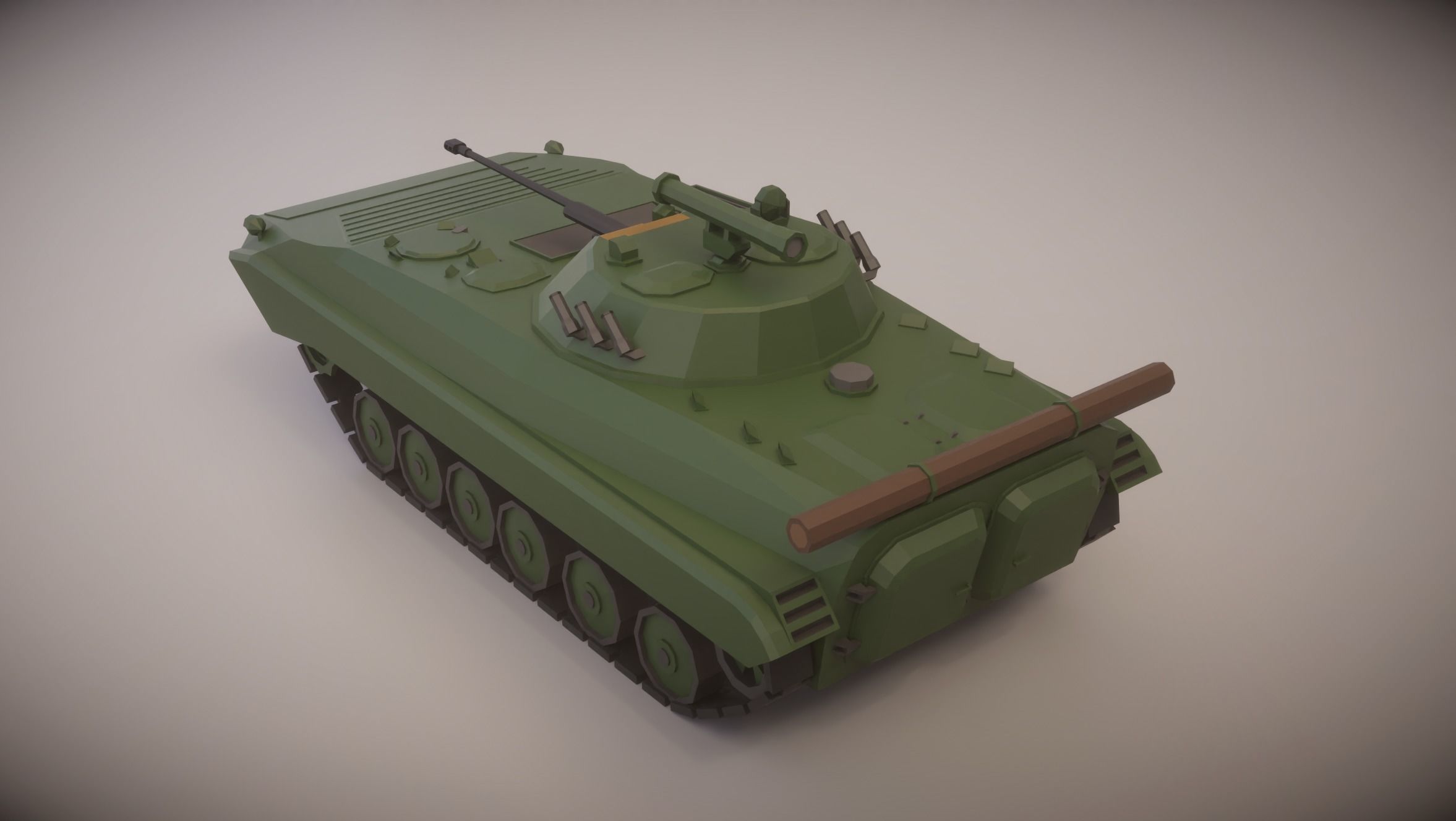 3D model Simple BMP-2 IFV VR / AR / low-poly | CGTrader