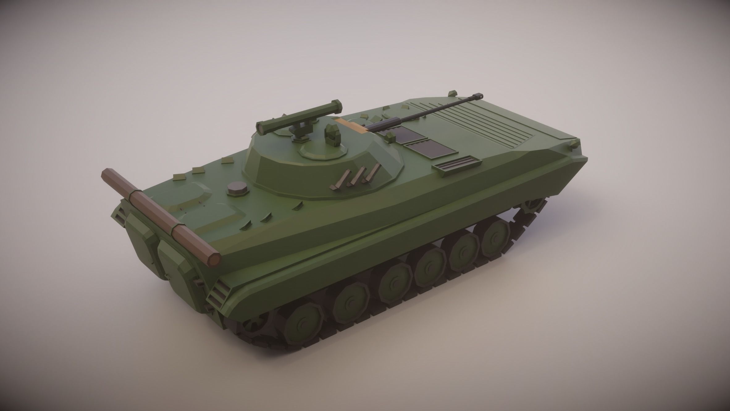 3D model Simple BMP-2 IFV VR / AR / low-poly | CGTrader