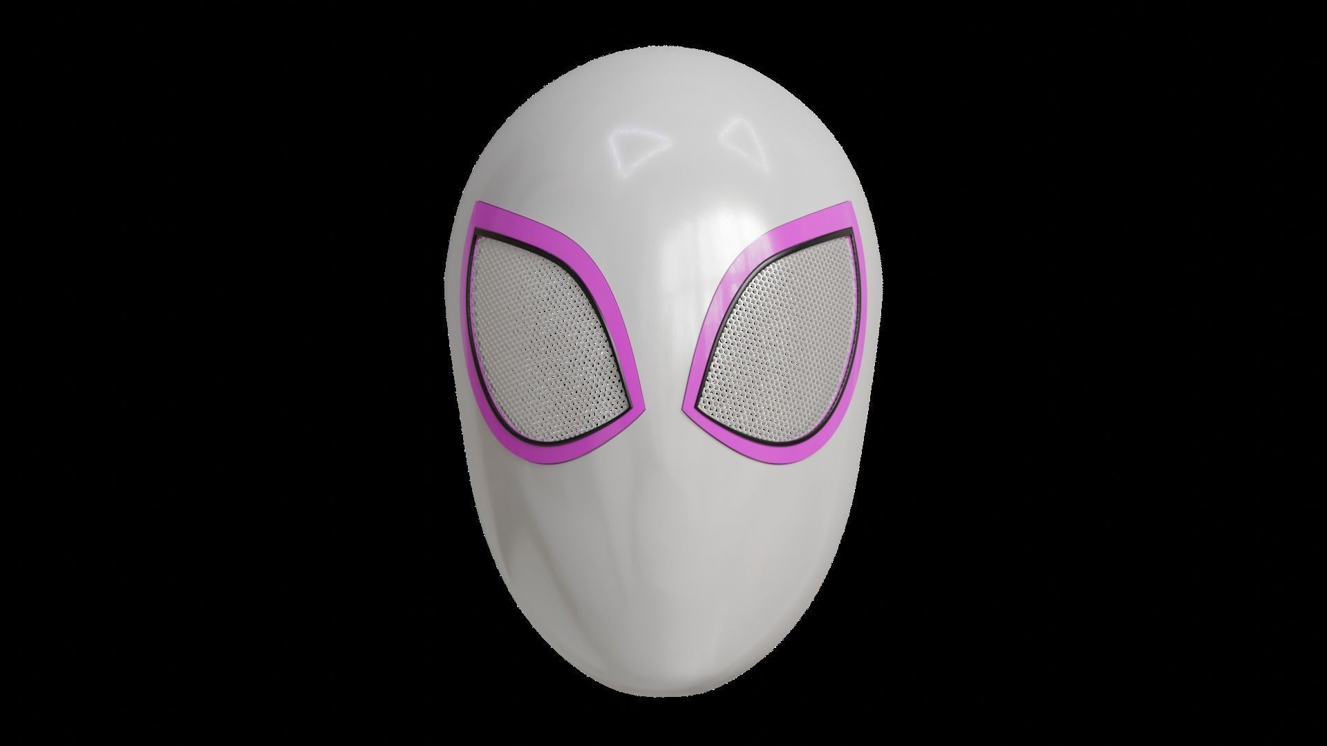 gwen stacy faceshell v2 3D model 3D printable | CGTrader