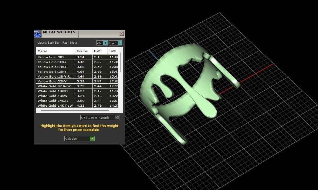 Dripping Ring 3D Print Model 3D model 3D printable | CGTrader