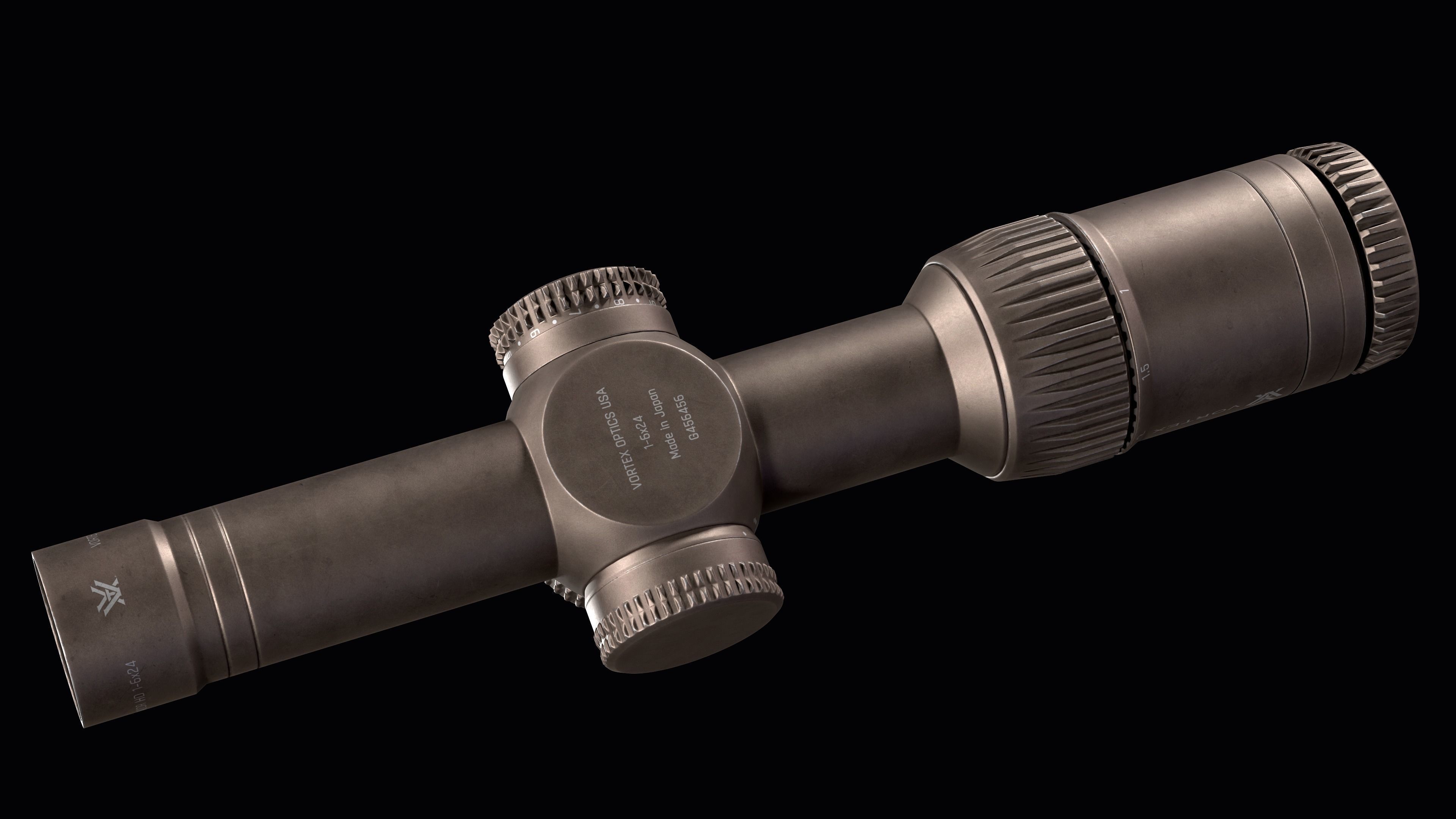 3D model RIFLE SCOPE VORTEX RAZOR HD GEN II E VR / AR / low-poly | CGTrader