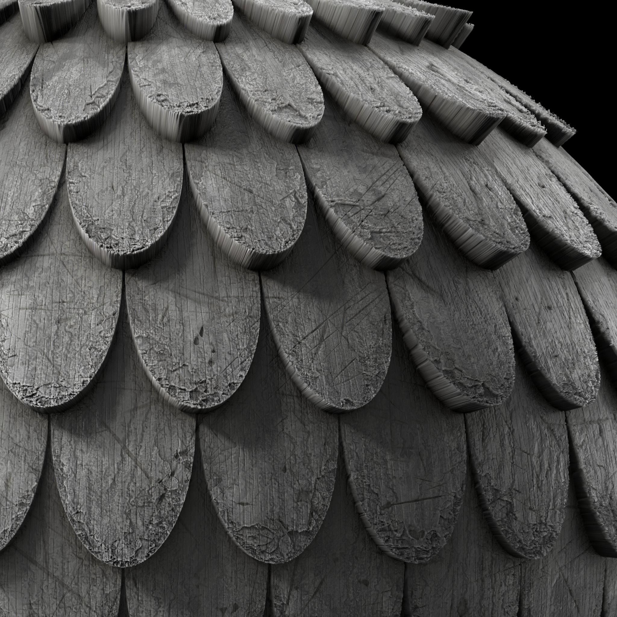 Texture Roof Tile Materials 88- Wooden Roofing By Sbsar Seamless Pbr VR ...