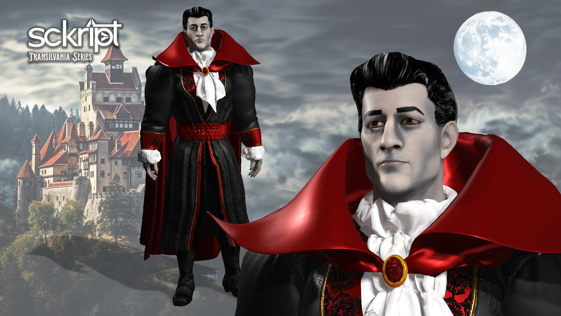 3D model Count Dracula VR / AR / low-poly | CGTrader