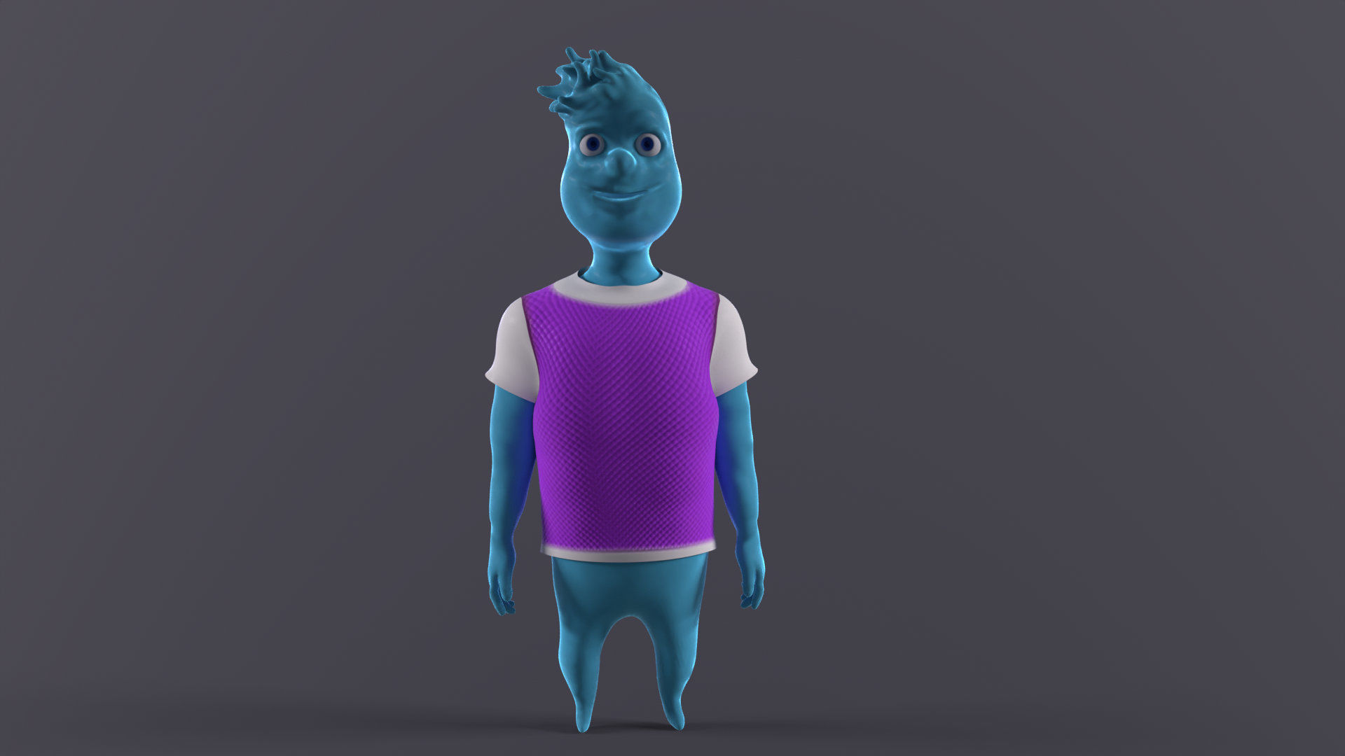 3D model Wade Ripple from Elemental Animated PBR and Textured VR / AR ...