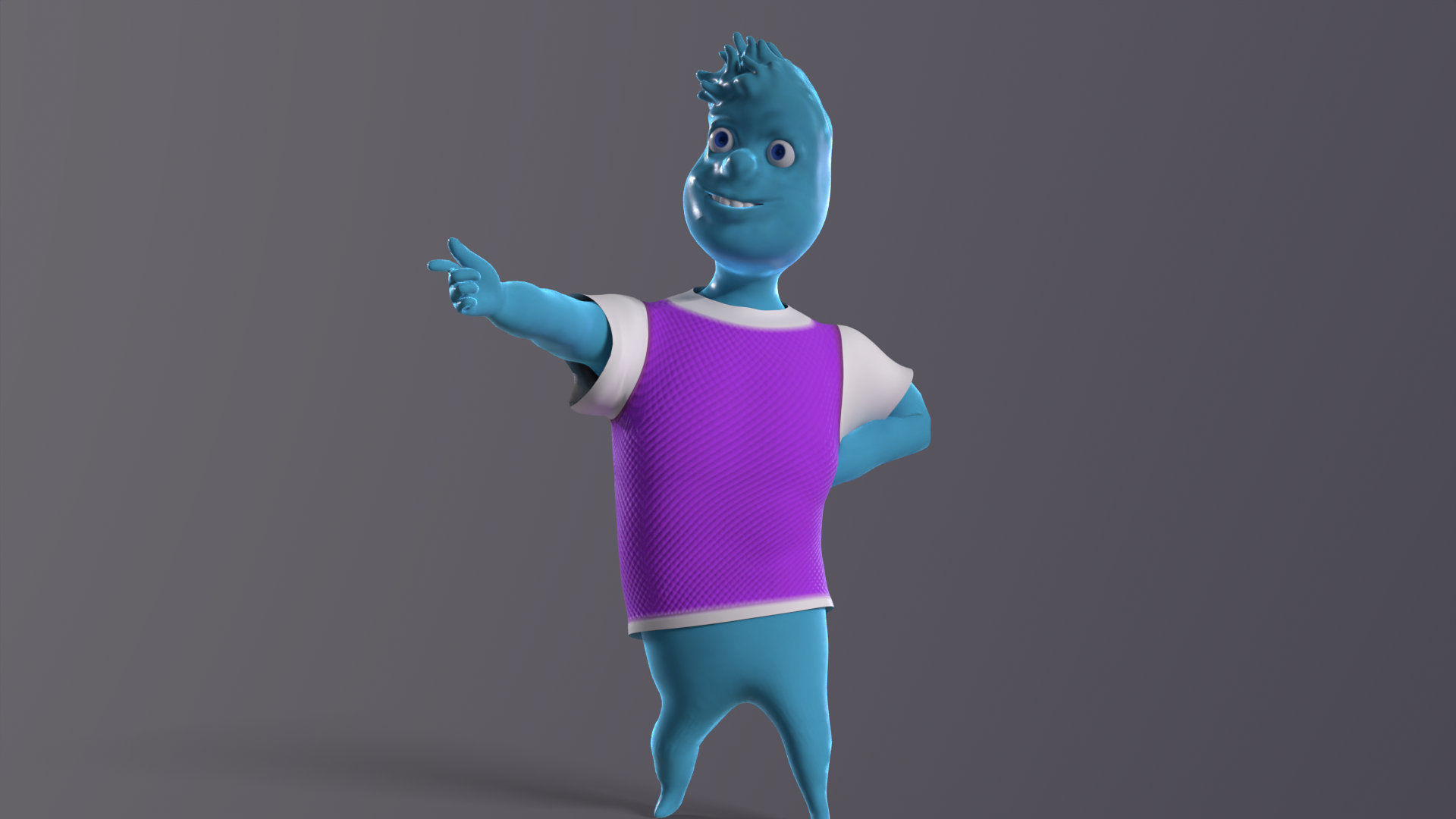 3D model Wade Ripple from Elemental Animated PBR and Textured VR / AR ...