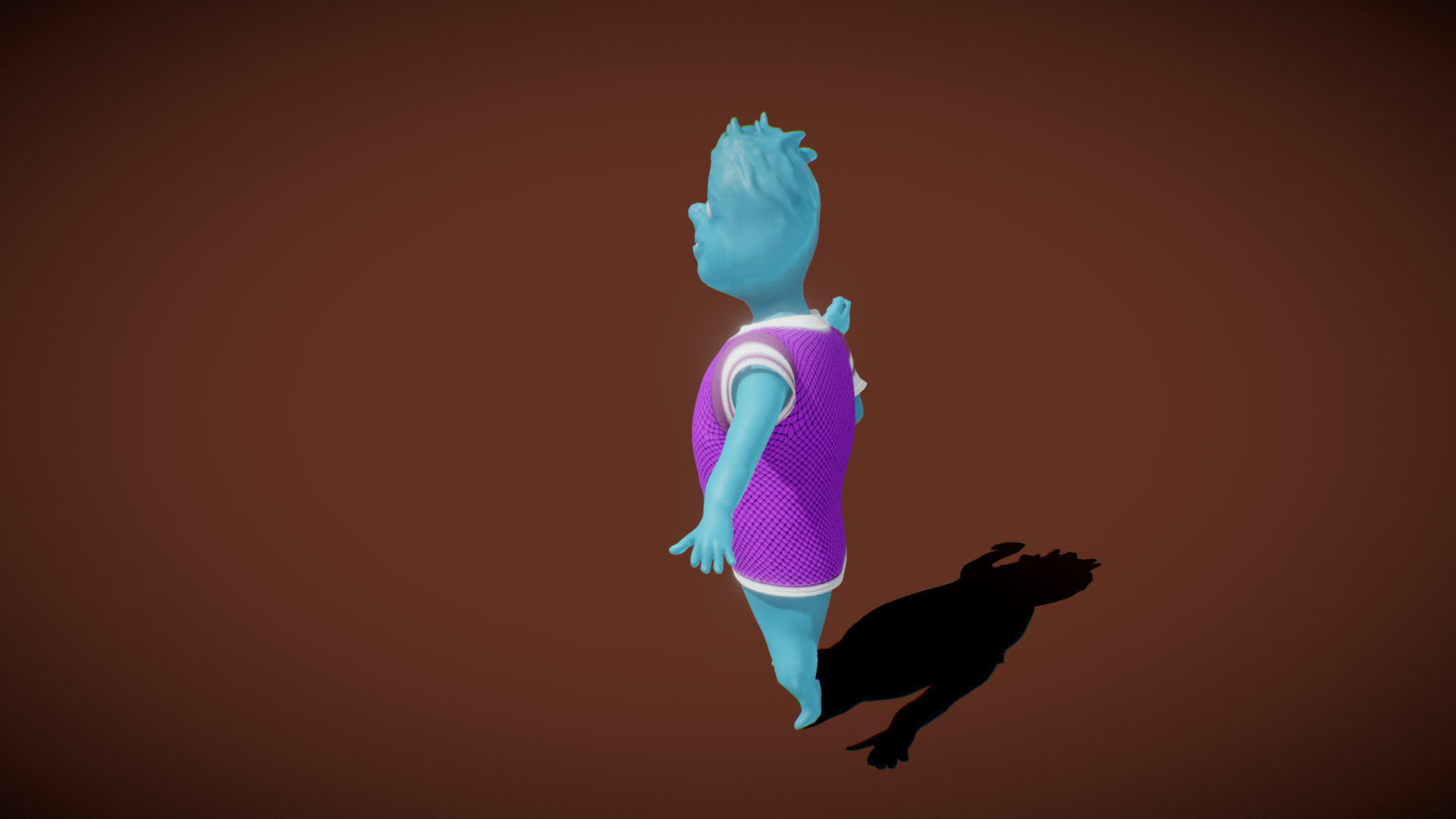 3D model Wade Ripple from Elemental Animated PBR and Textured VR / AR ...