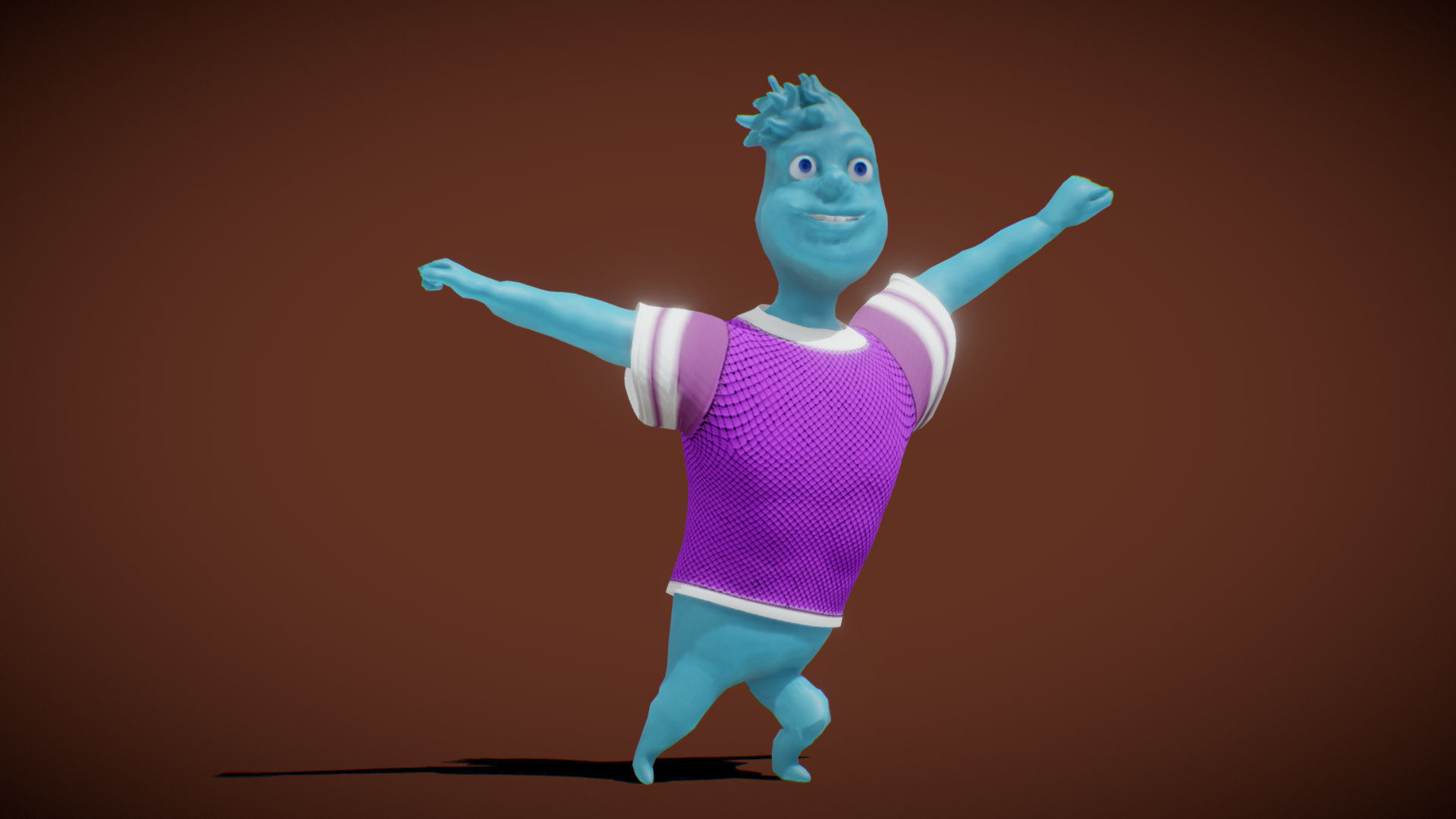 3D model Wade Ripple from Elemental Animated PBR and Textured VR / AR ...
