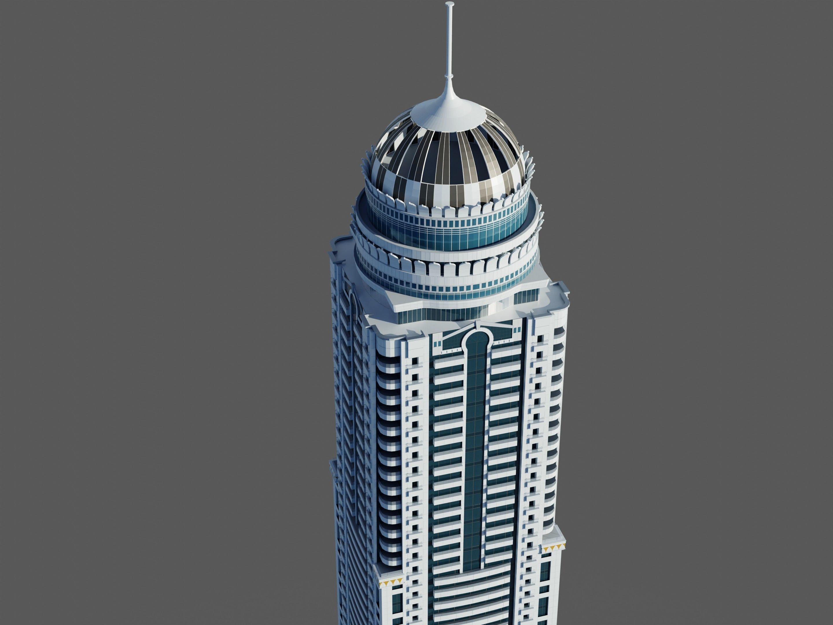 princess tower - Dubai marina 3D model | CGTrader